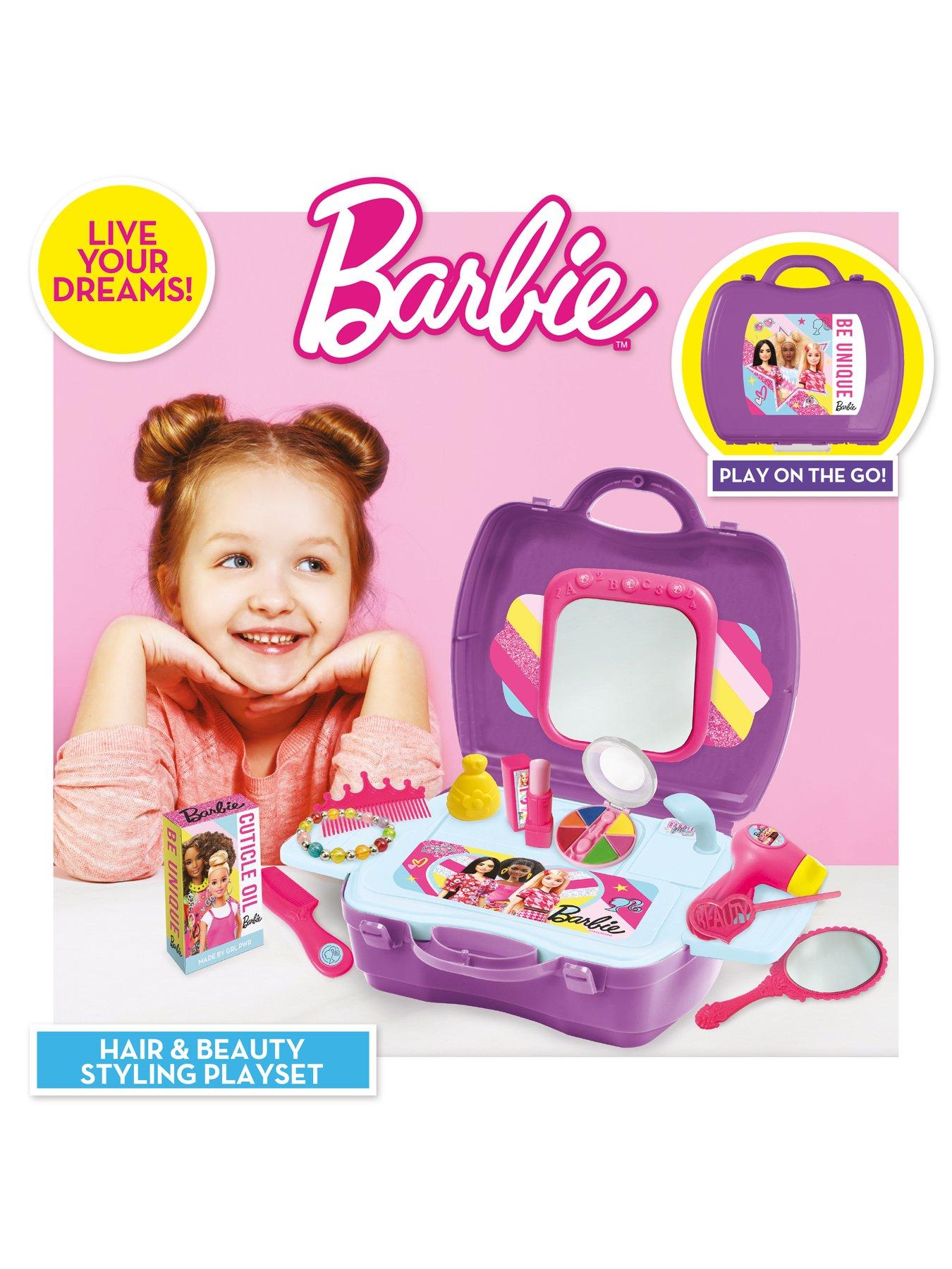Barbie Hair & Beauty Styling Station Playset | Very