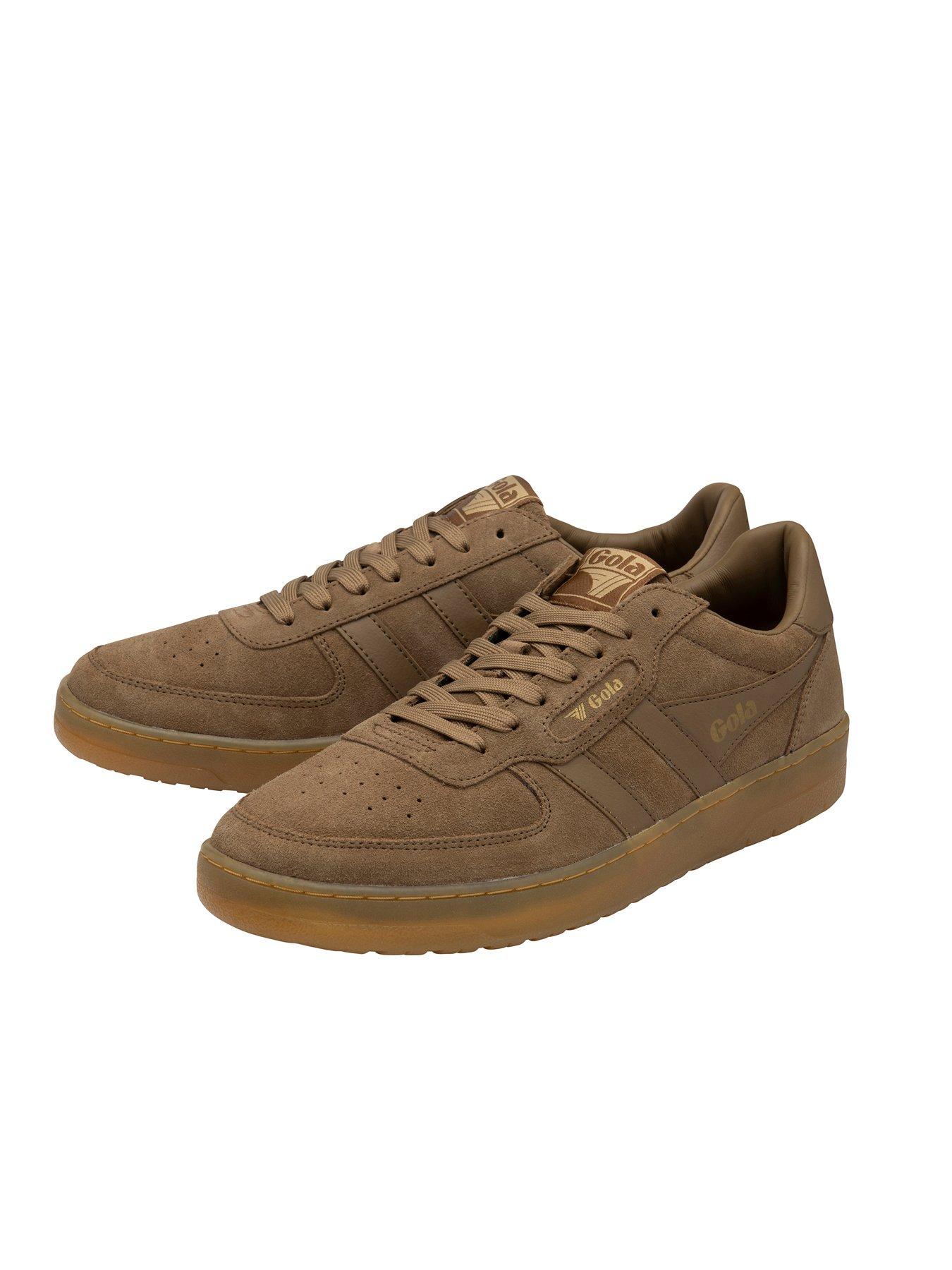 Gola Men's Hawk Suede '86 Trainers - Brown | Very