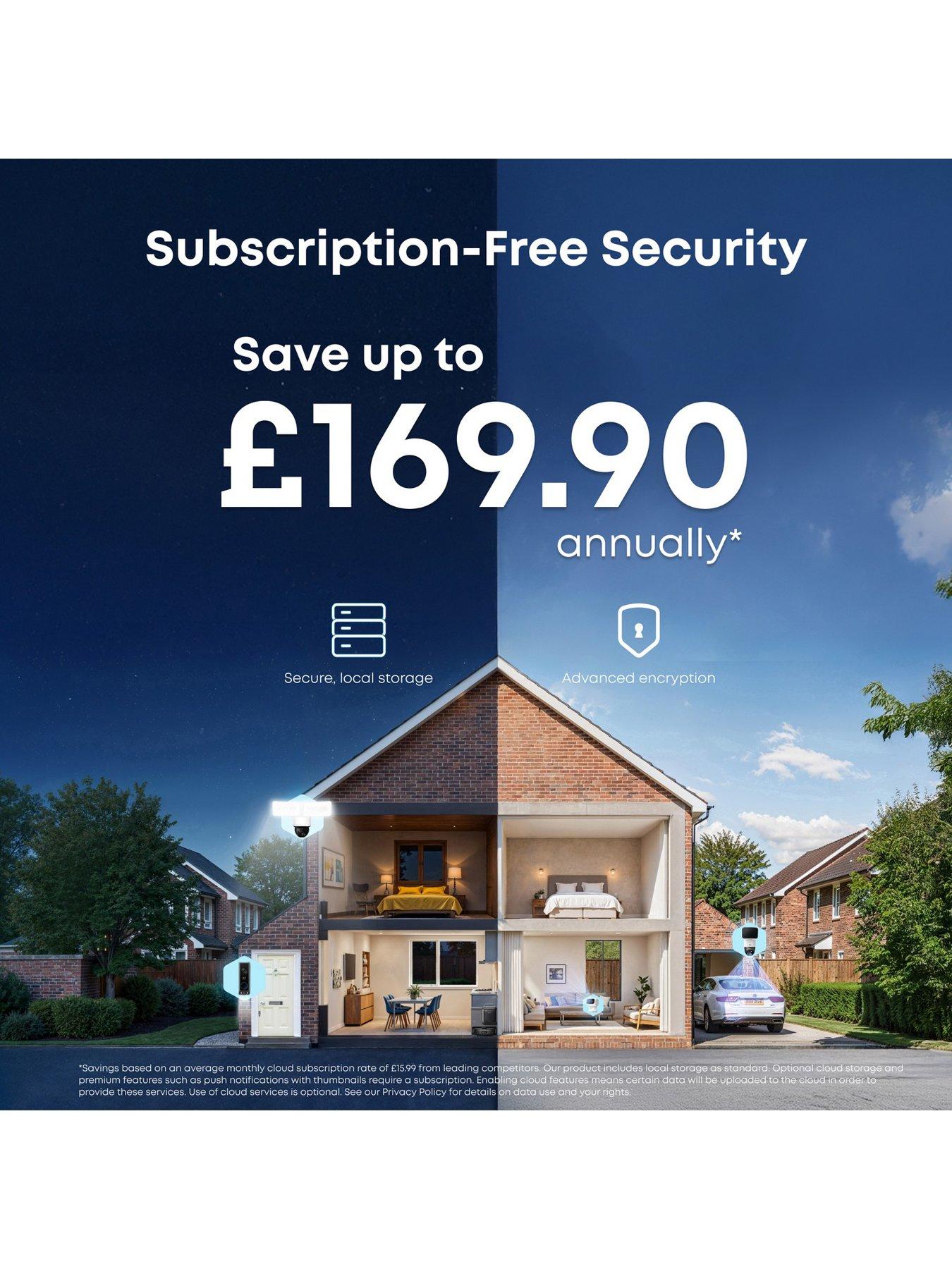 Eufy Indoor Cam C220, 360° Pan & Tilt 2K Camera, No Monthly Fee, Human ...