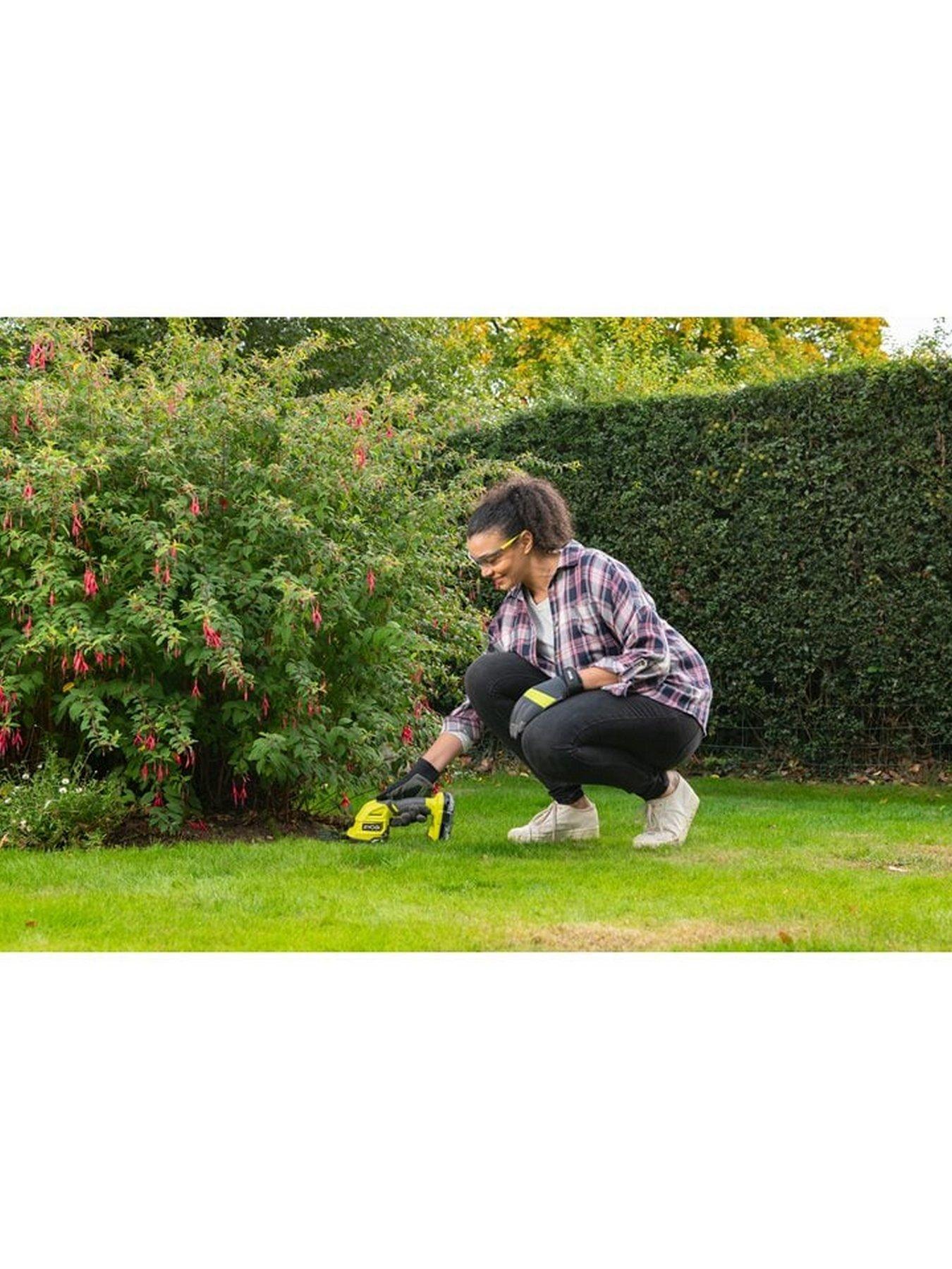 RYOBI RY18GSA-0 18V ONE+ Cordless 2-in-1 Grass Shear & Shrubber (Bare ...