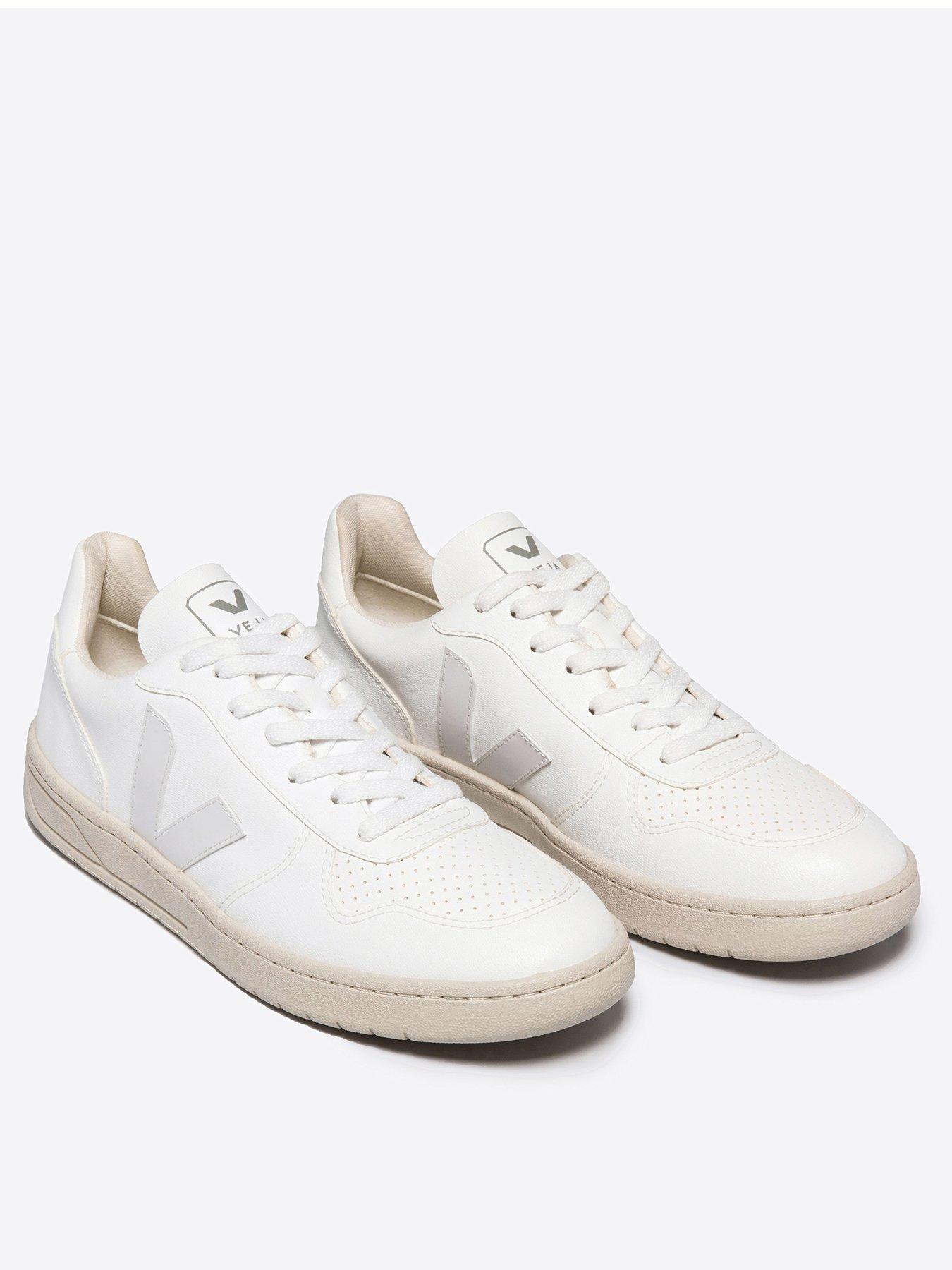 Veja Womens V-10 Trainers - White | Very