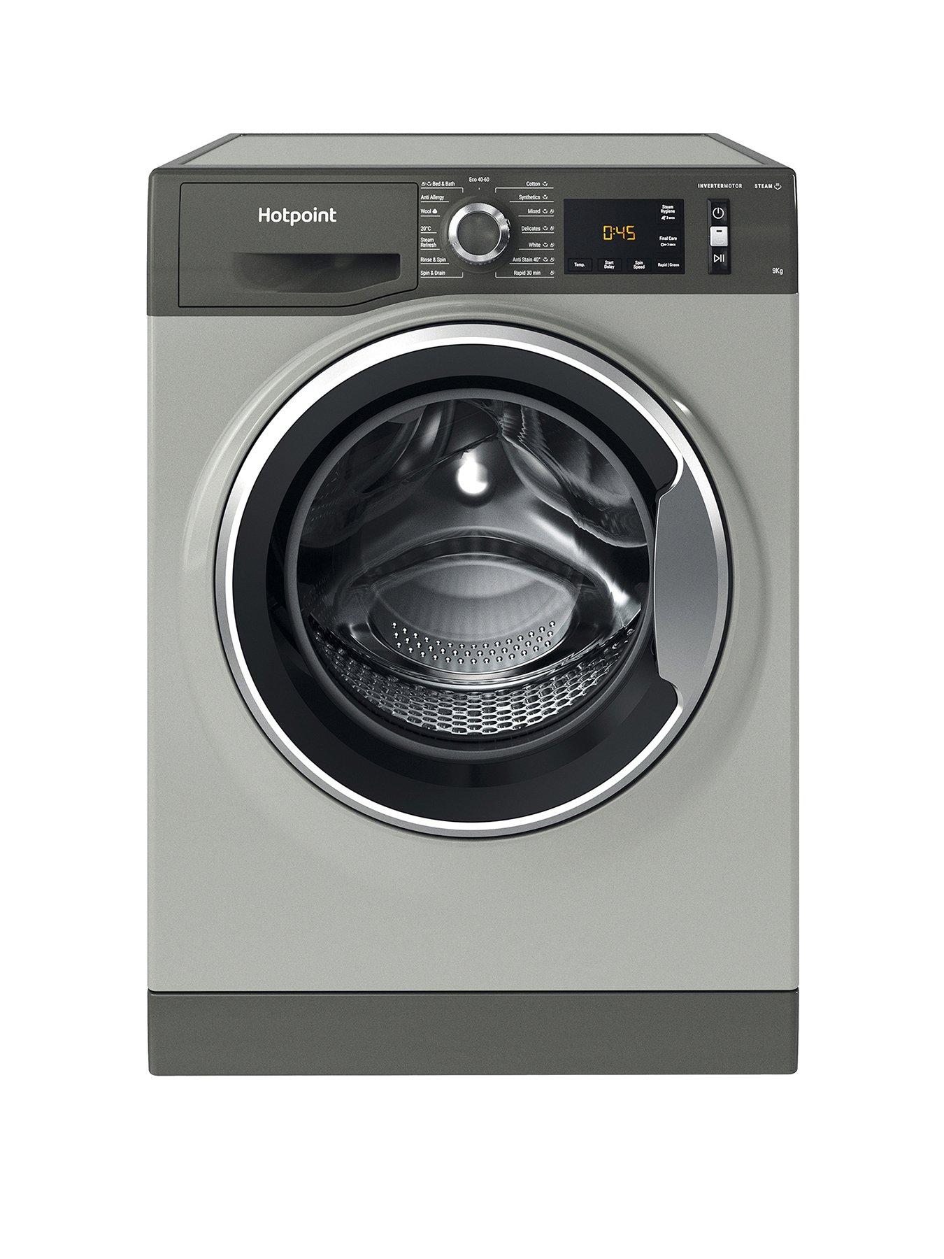 Hotpoint ActiveCare NM11948GCAUK 9kg Load, 1400 Spin Washing Machine ...