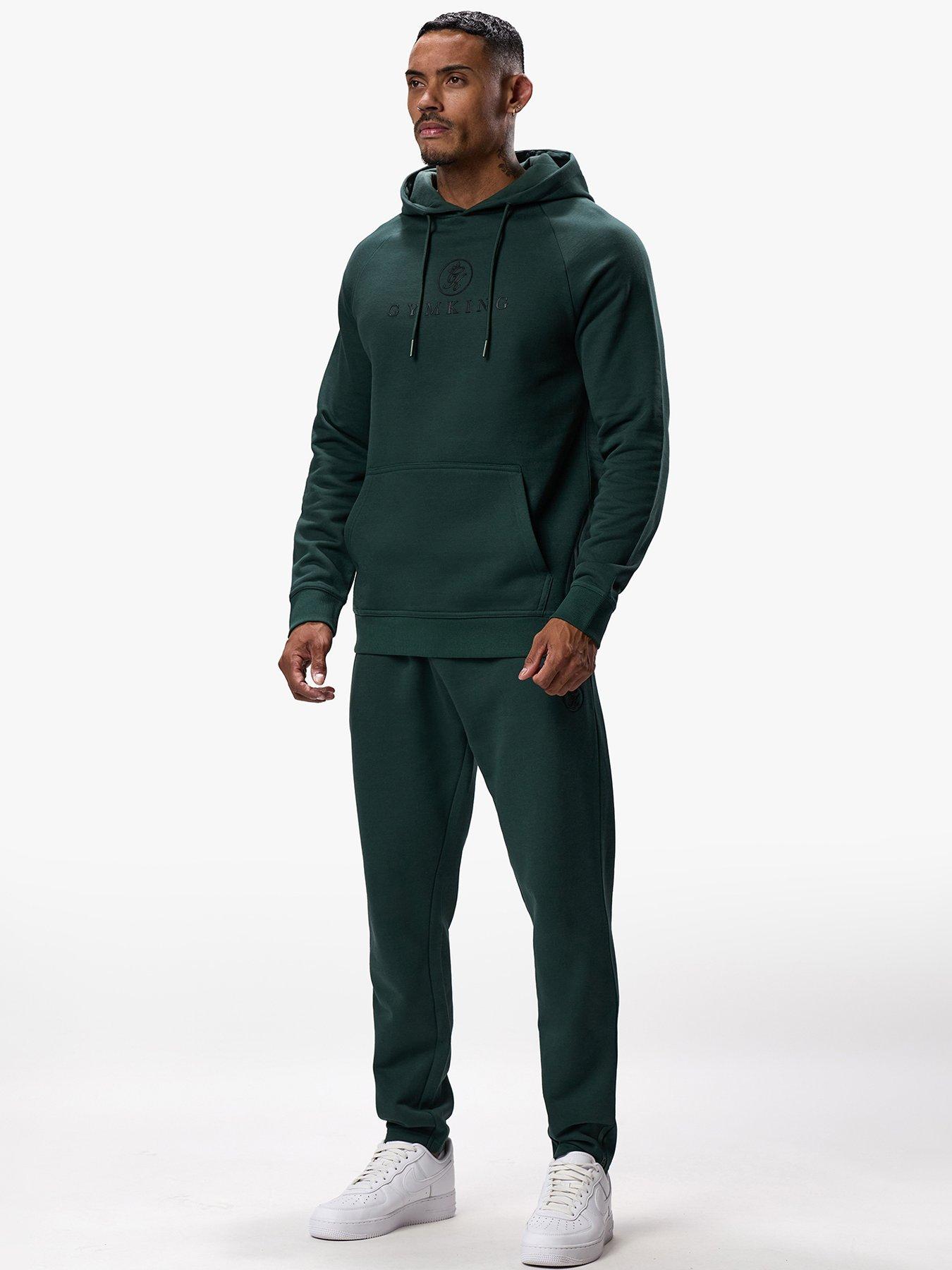 Gym King Men's Pro Logo Fleece Hoodie - Green | Very