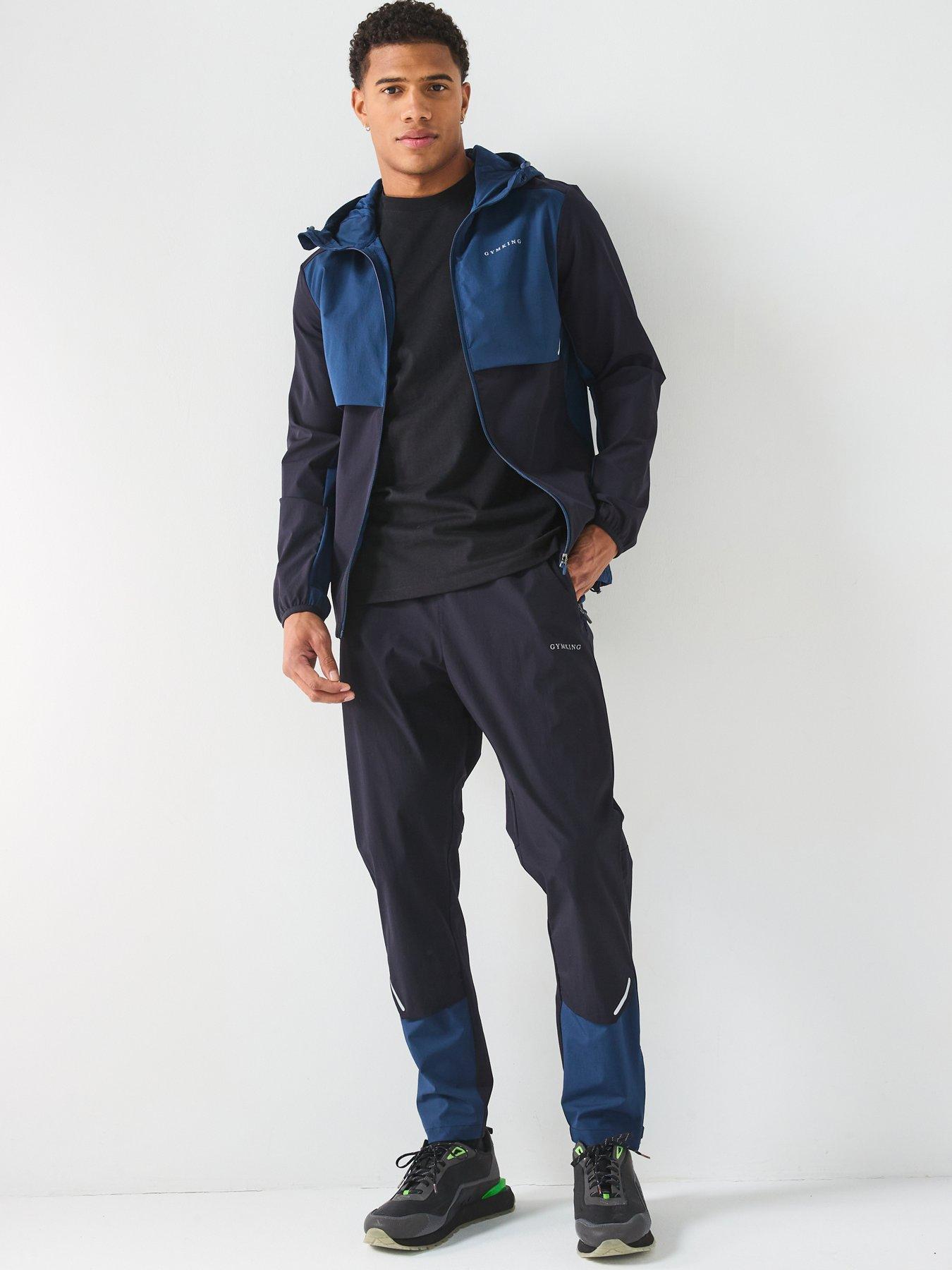Gym King Mens Advance Tracksuit Top - Navy/estate Blue | Very