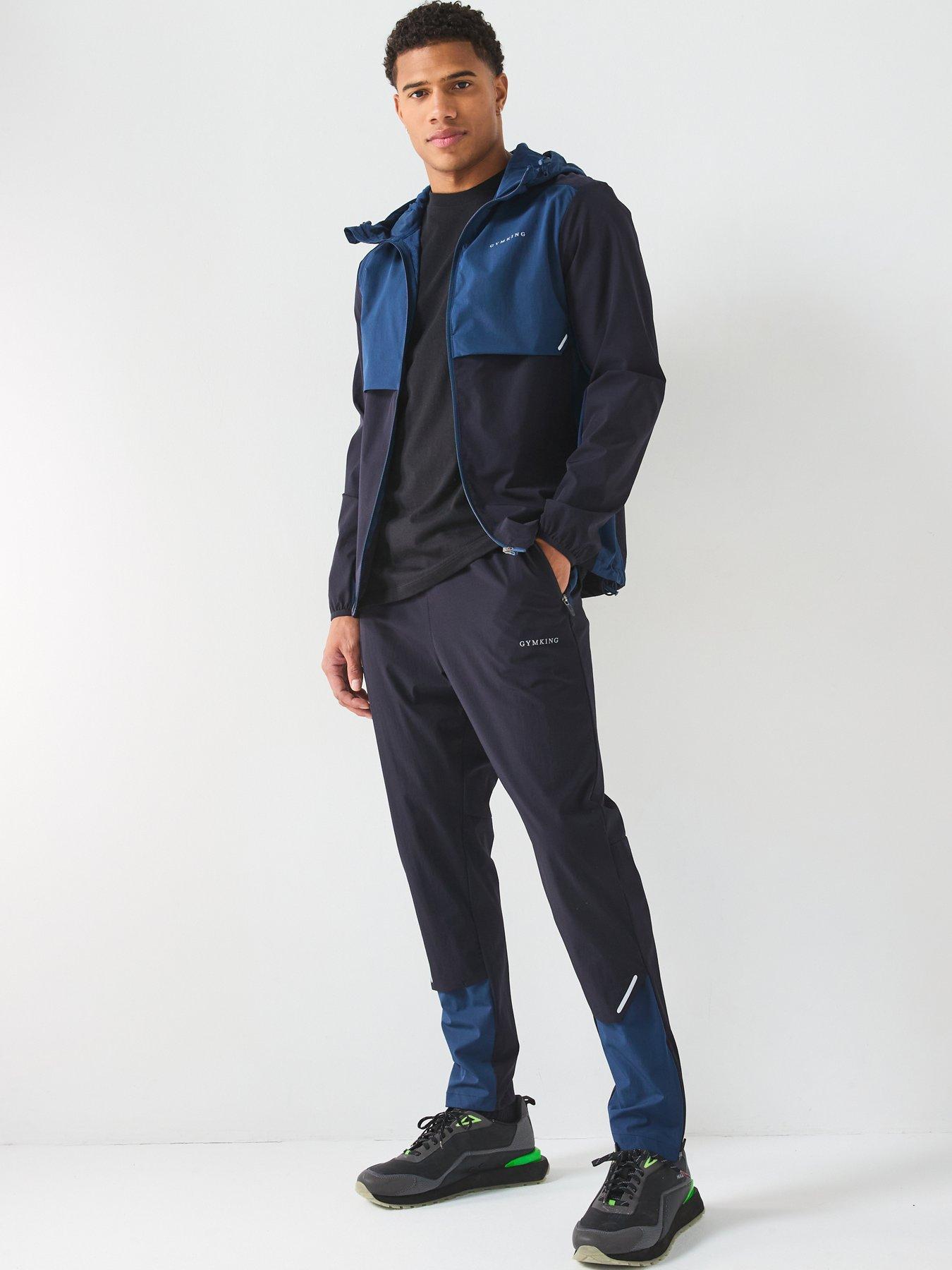 Gym King Mens Advance Tracksuit Bottoms - Navy/estate Blue | Very