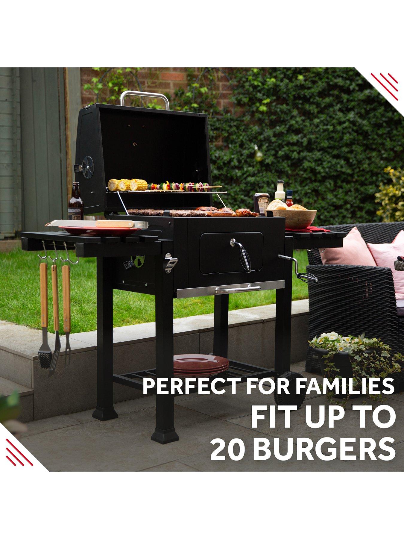 George Foreman GFCBBQXL XL Charcoal BBQ - Black | Very