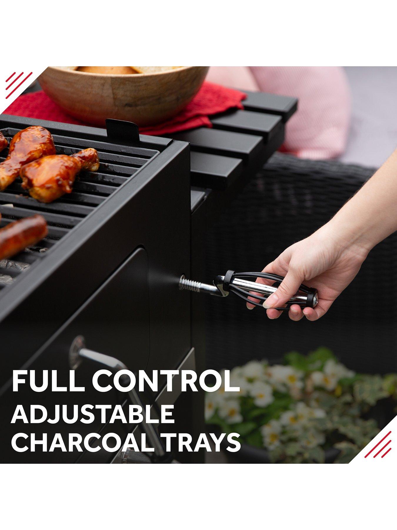 George Foreman GFCBBQXL XL Charcoal BBQ - Black | Very
