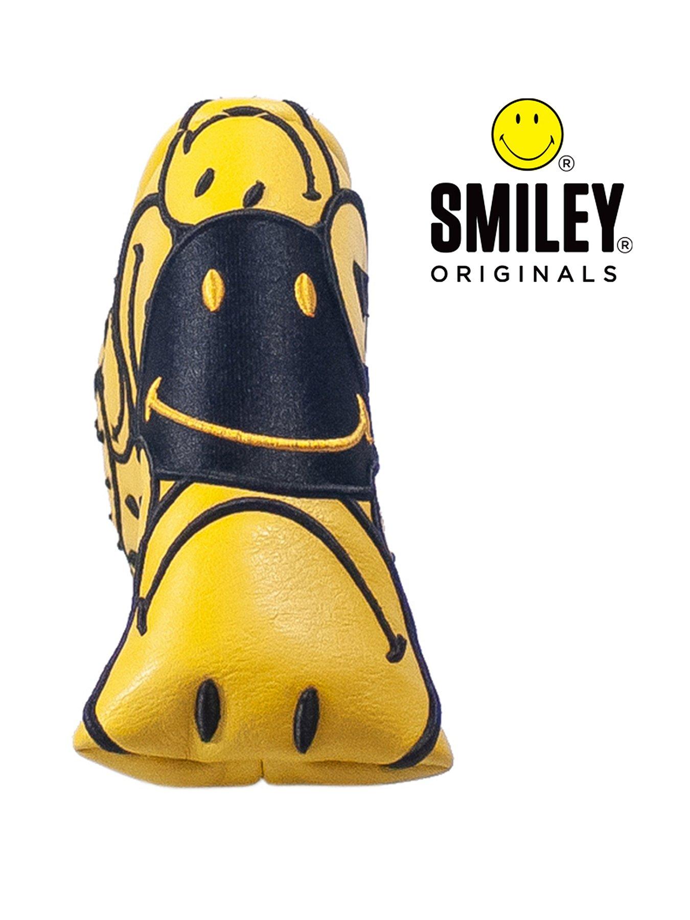 Smiley Original Stacked Blade Putter Cover Yellow/Black | Very.co.uk