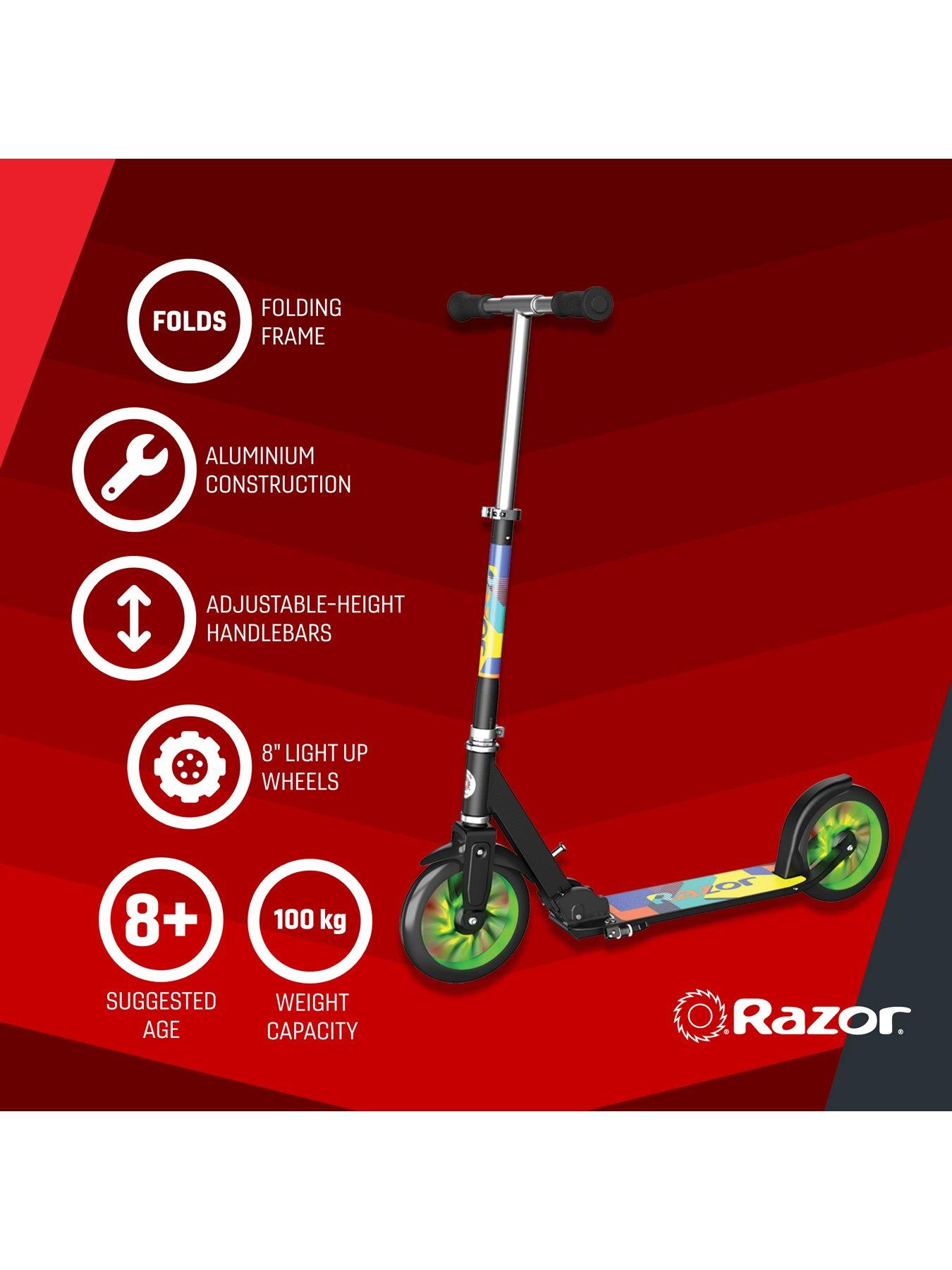 Razor A5 Lux Lighted Scooter - Green | Very