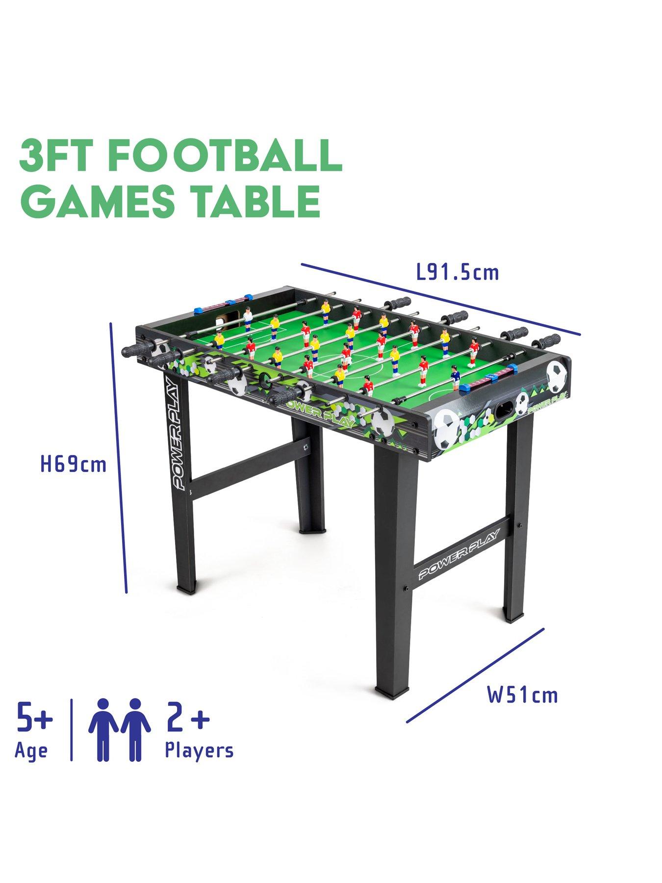 Powerplay 3ft Stand Up Football Games Table - Black | Very