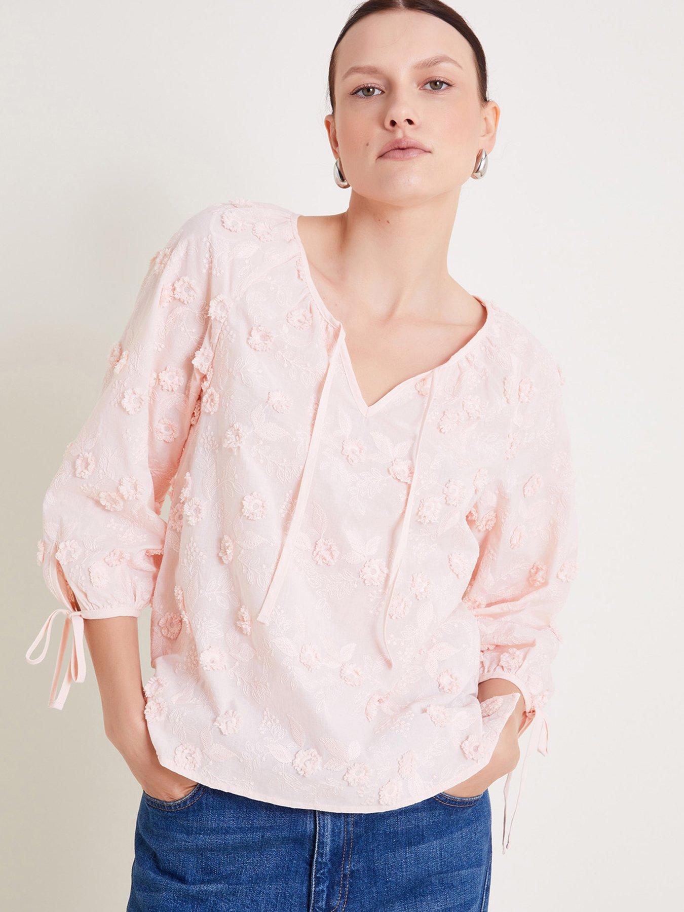 Monsoon Ivy Floral Embroidered Top | Very