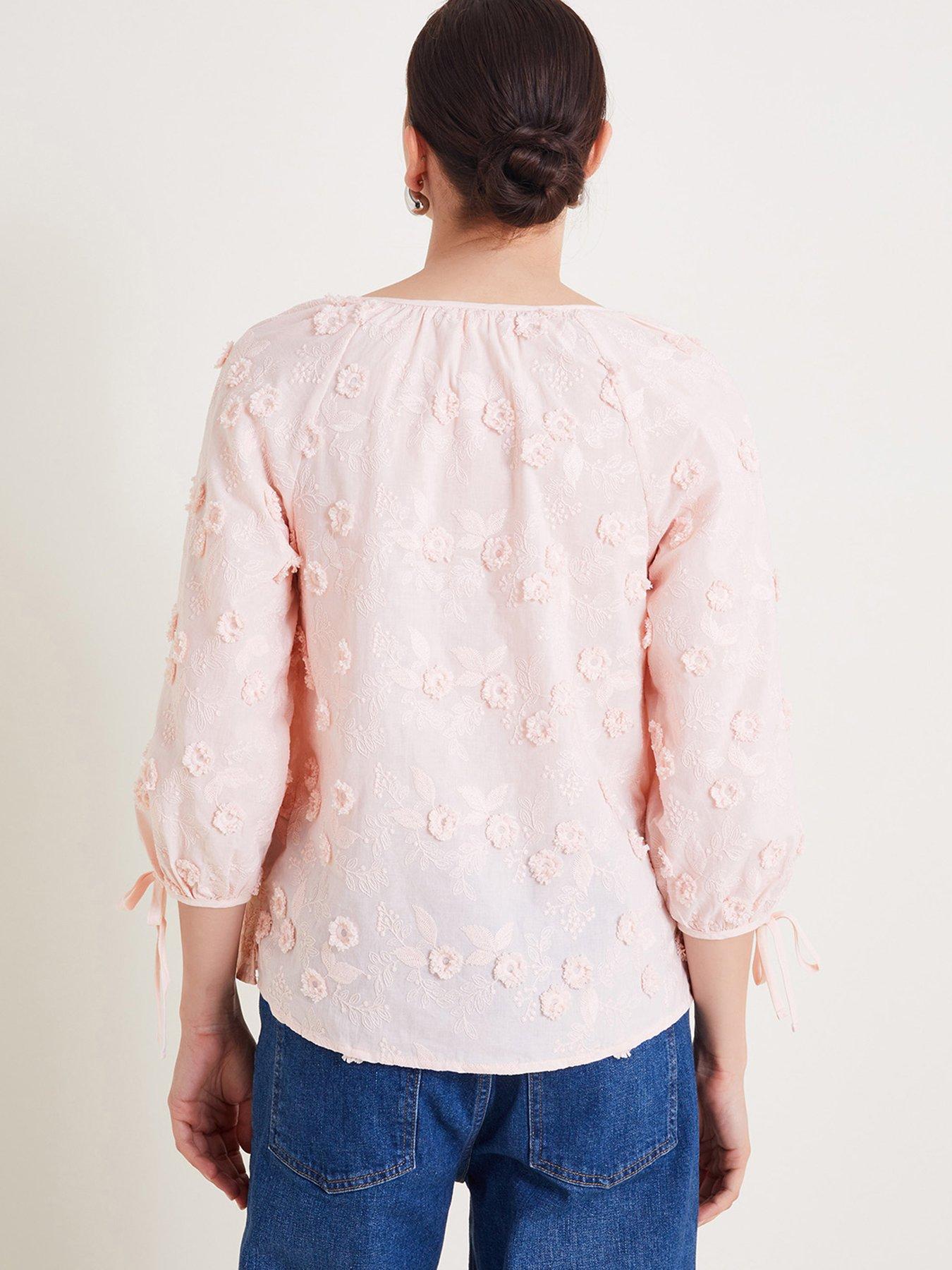 Monsoon Ivy Floral Embroidered Top | Very