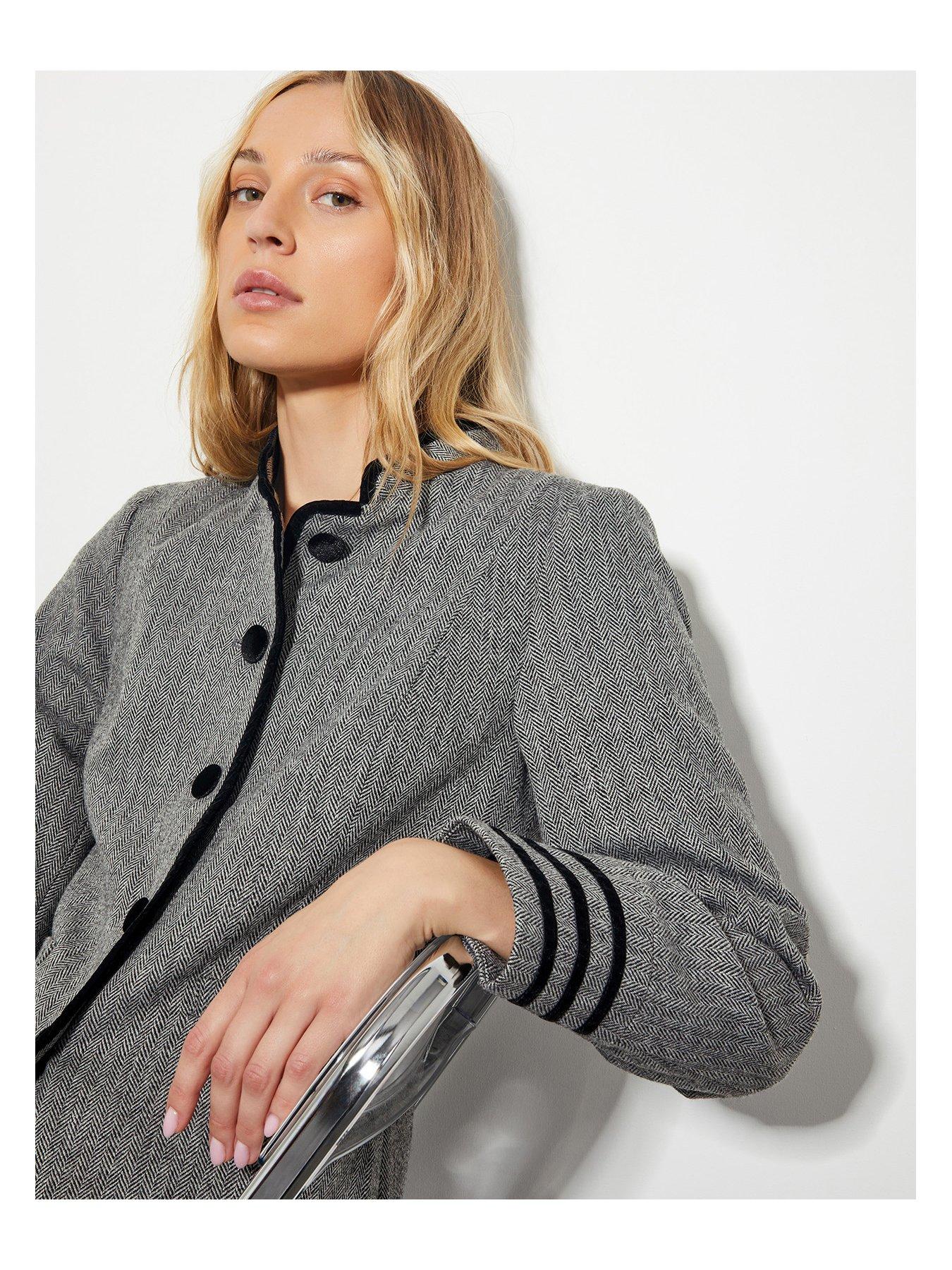 Monsoon Willa Military Jacket - Black | Very