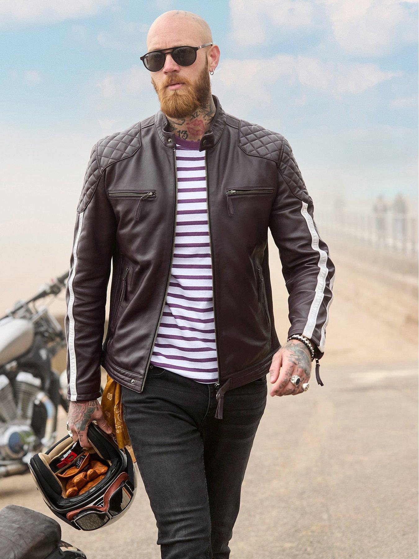 Mens leather clothing store
