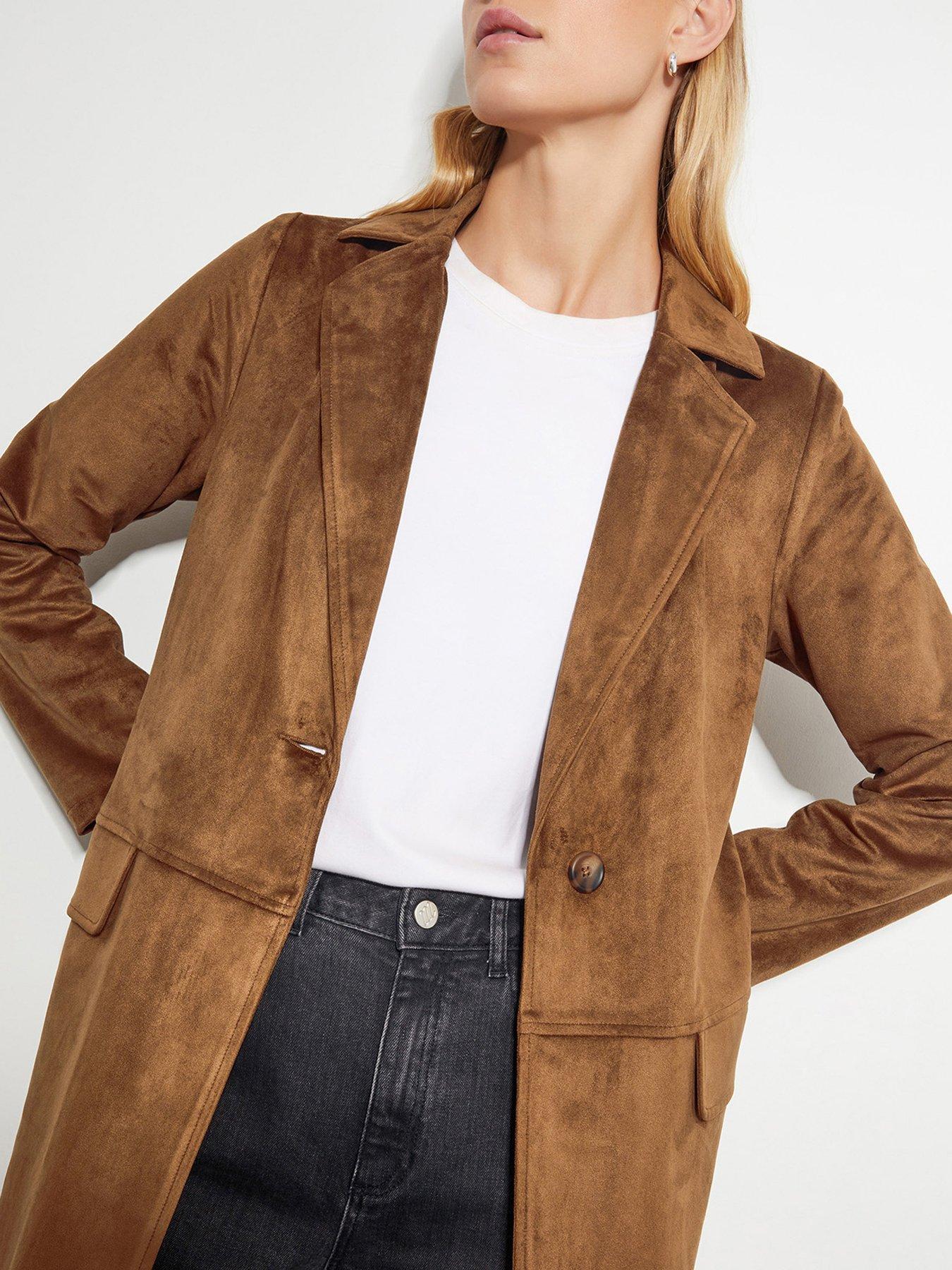 Monsoon Tove Suedette Trench Coat | Very