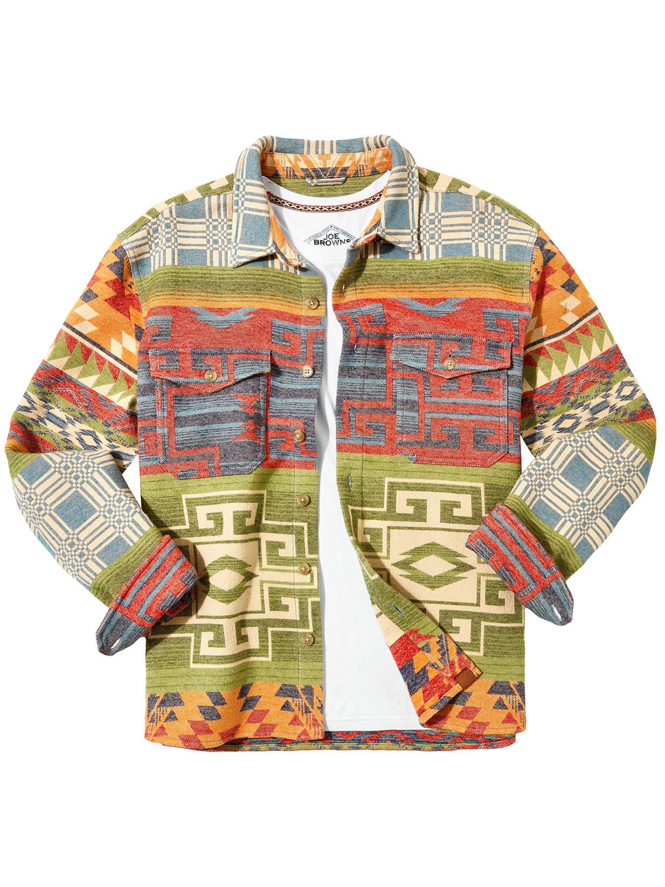 Joe Browns Long Sleeve Fun And Fresh Aztec Shirt - Multi | Very