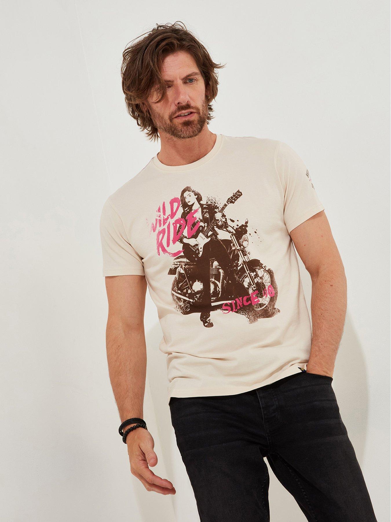 Joe Browns Wild Ride Graphic T-shirt - Beige | Very