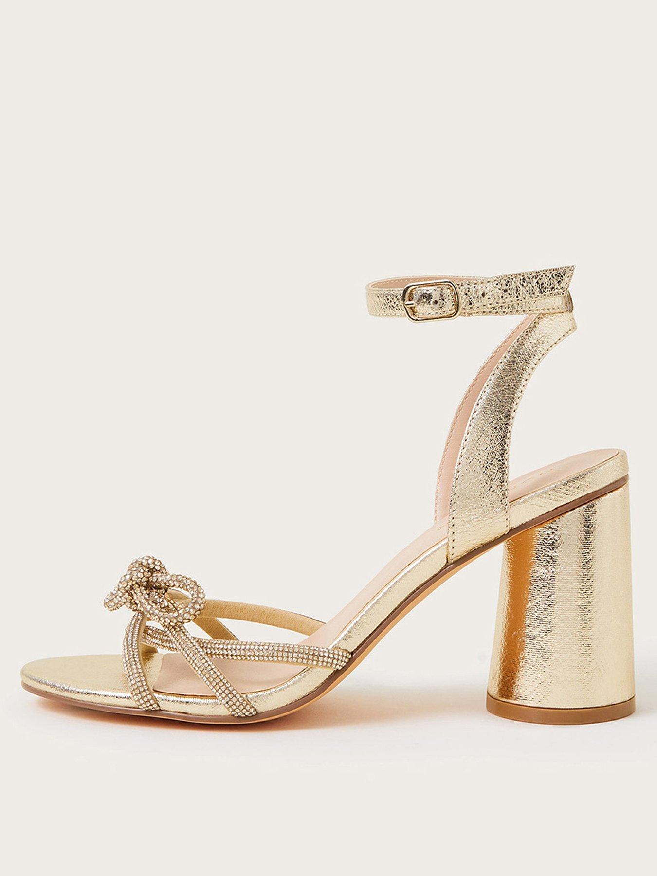 Monsoon Dalia Diamante Bow Heels | Very