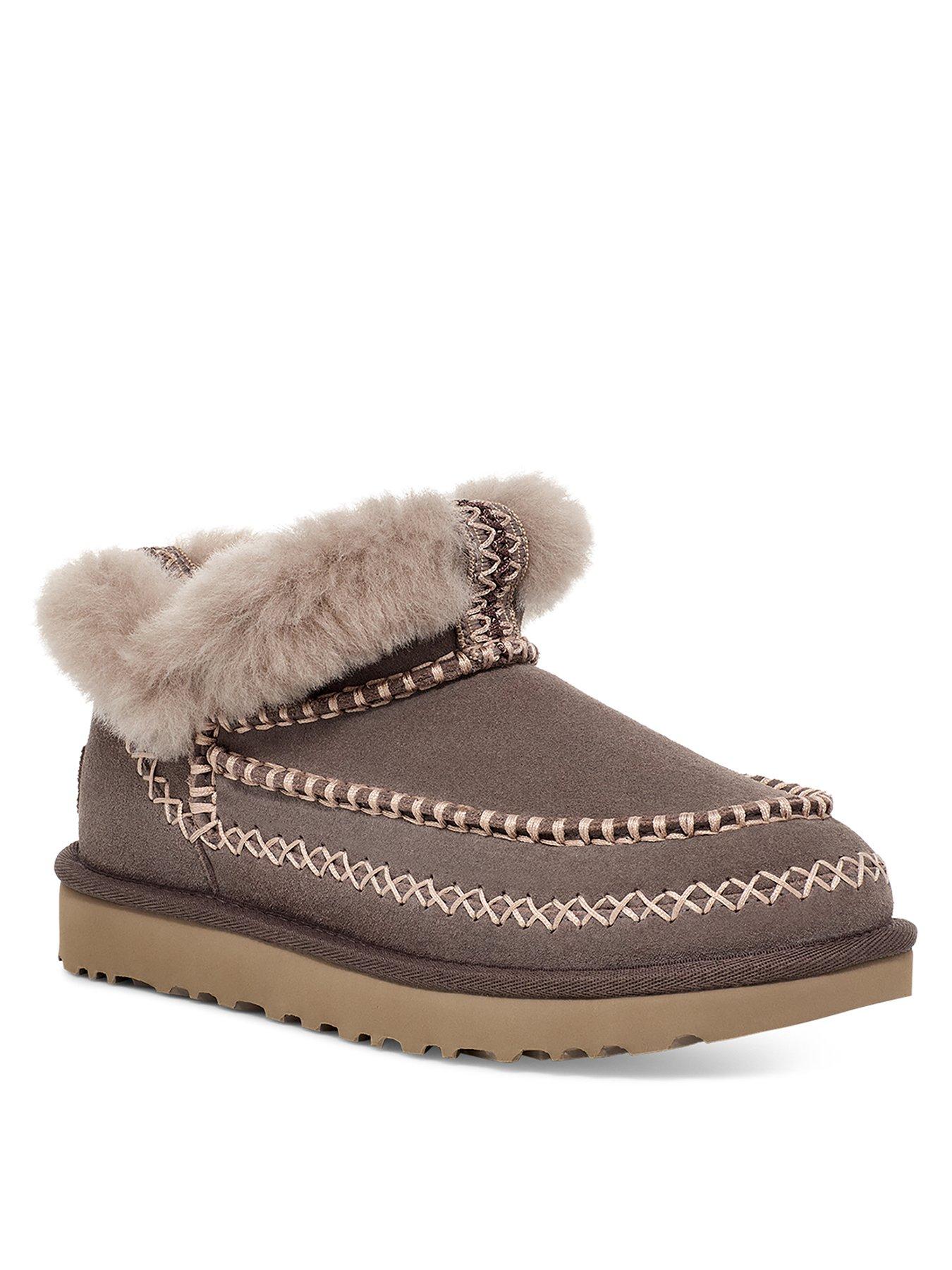 UGG Womens Classic Ultra Mini Alpine Boot - Thunder Cloud | Very