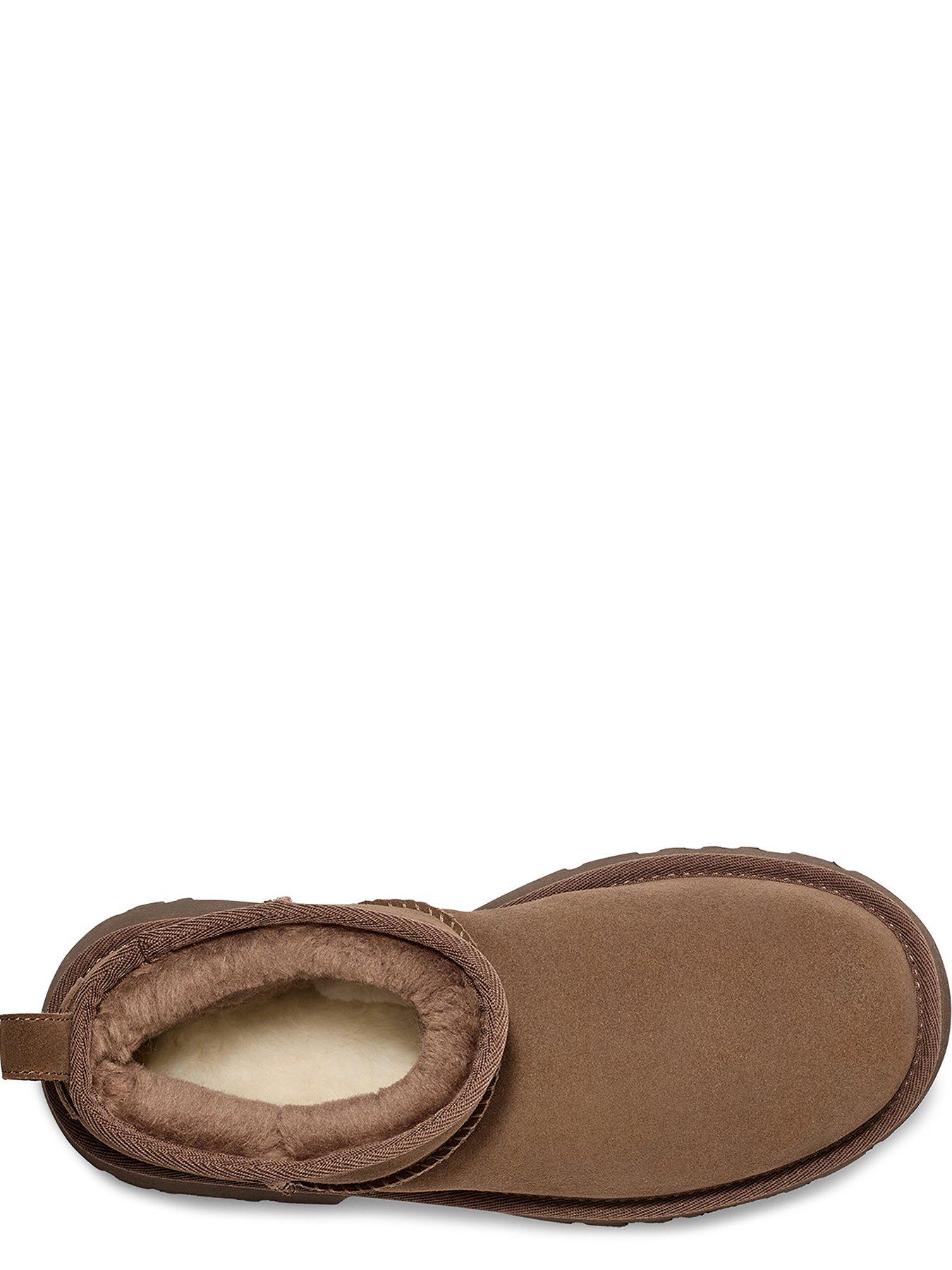 UGG Womens Classic Ultra Mini New Heights Boots -Hickory | Very