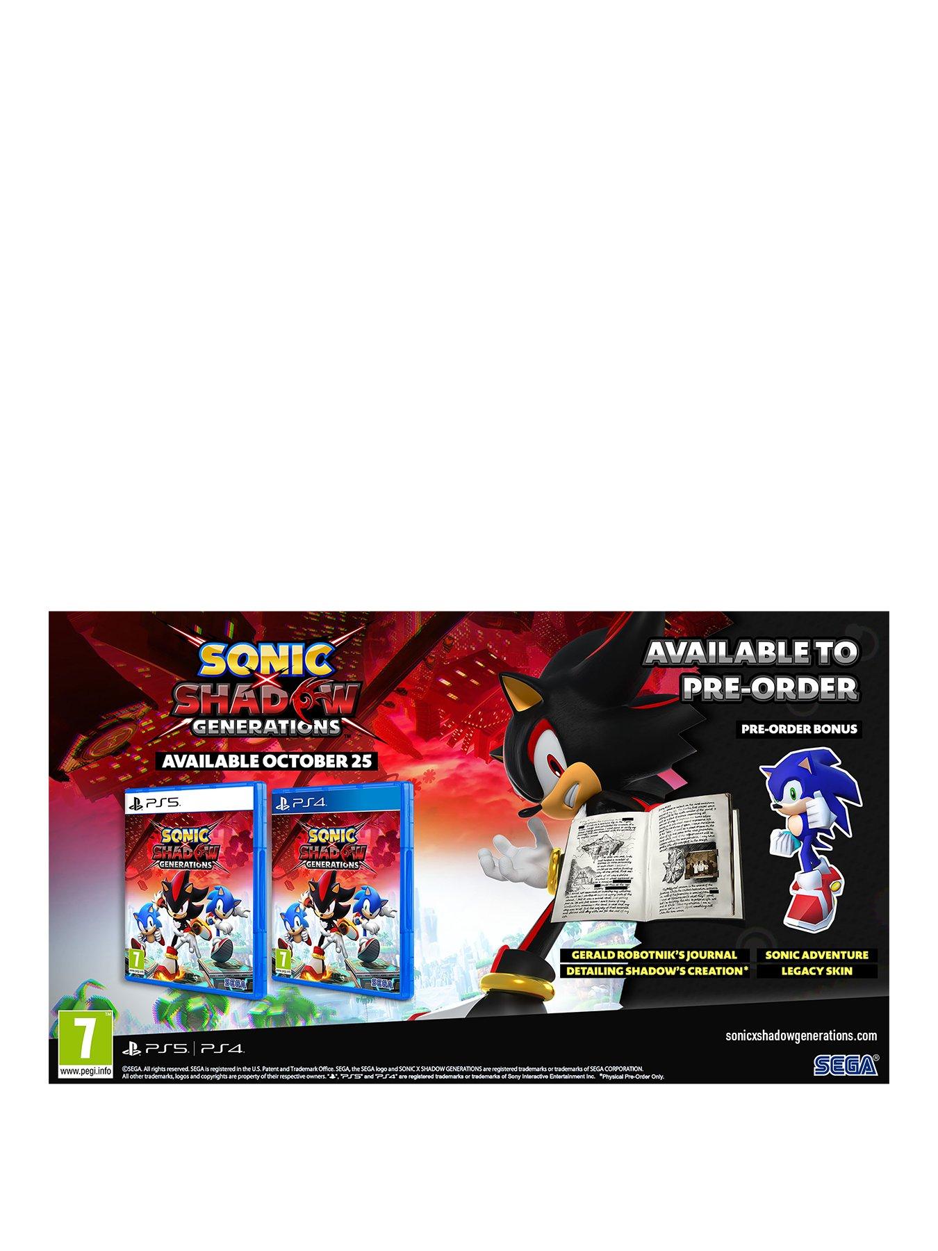 Playstation Sonic x Shadow Generations PS4 | Very