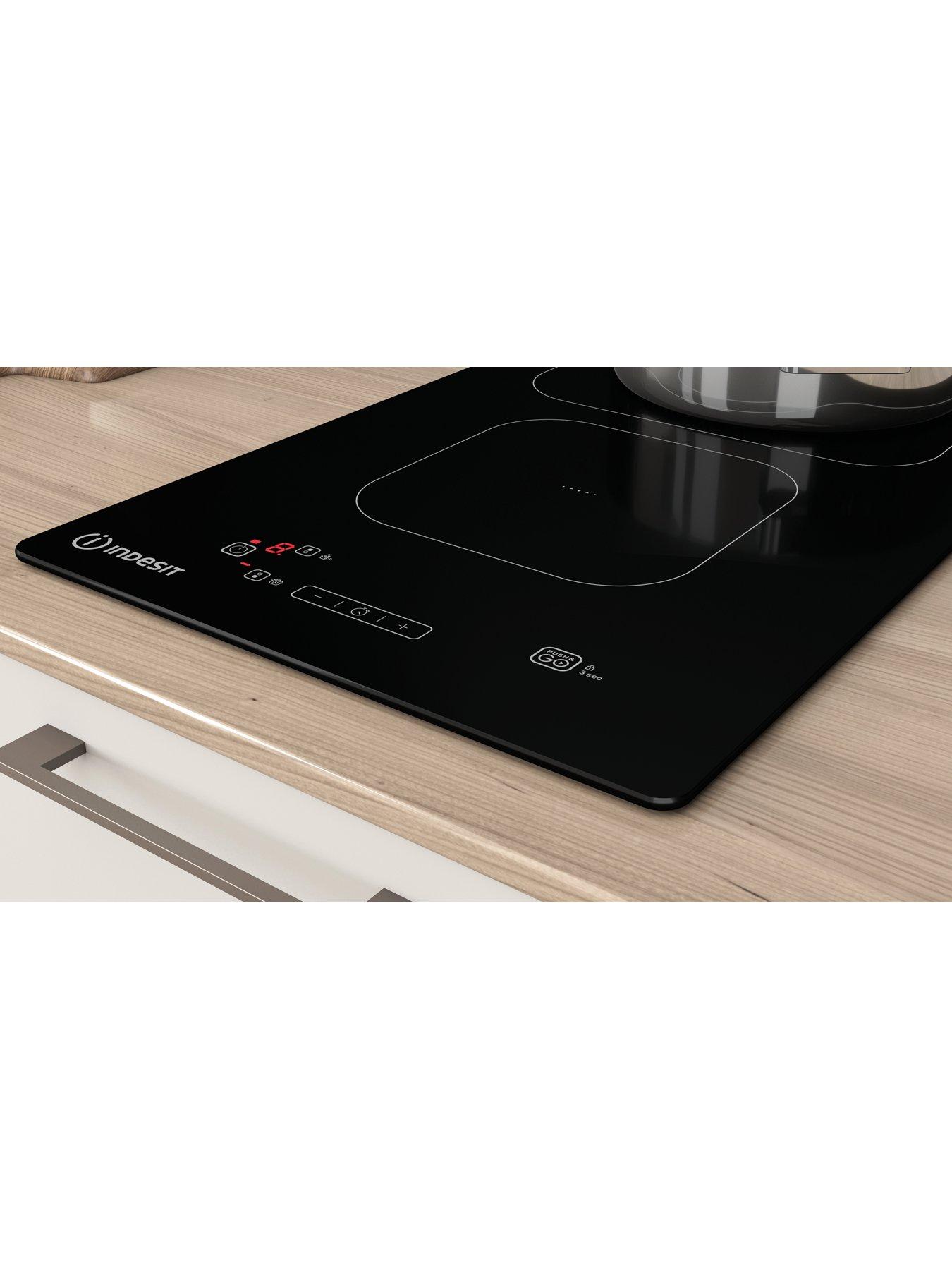 Indesit Push&Go IS19Q30NE 30cm Domino Induction Hob - Black | Very