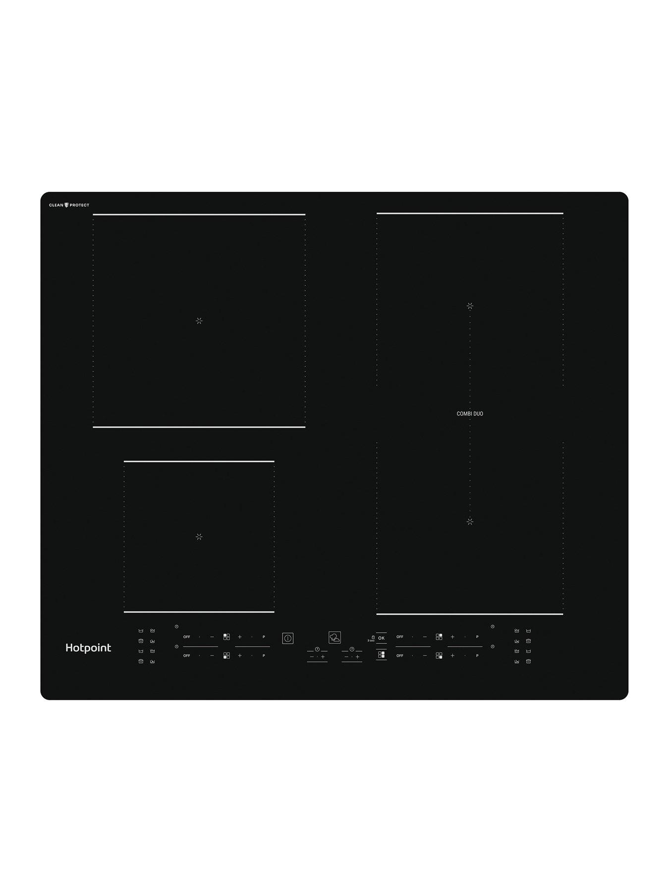 Hotpoint CleanProtect TB2460BCPNE 60cm Induction Hob - Black | Very