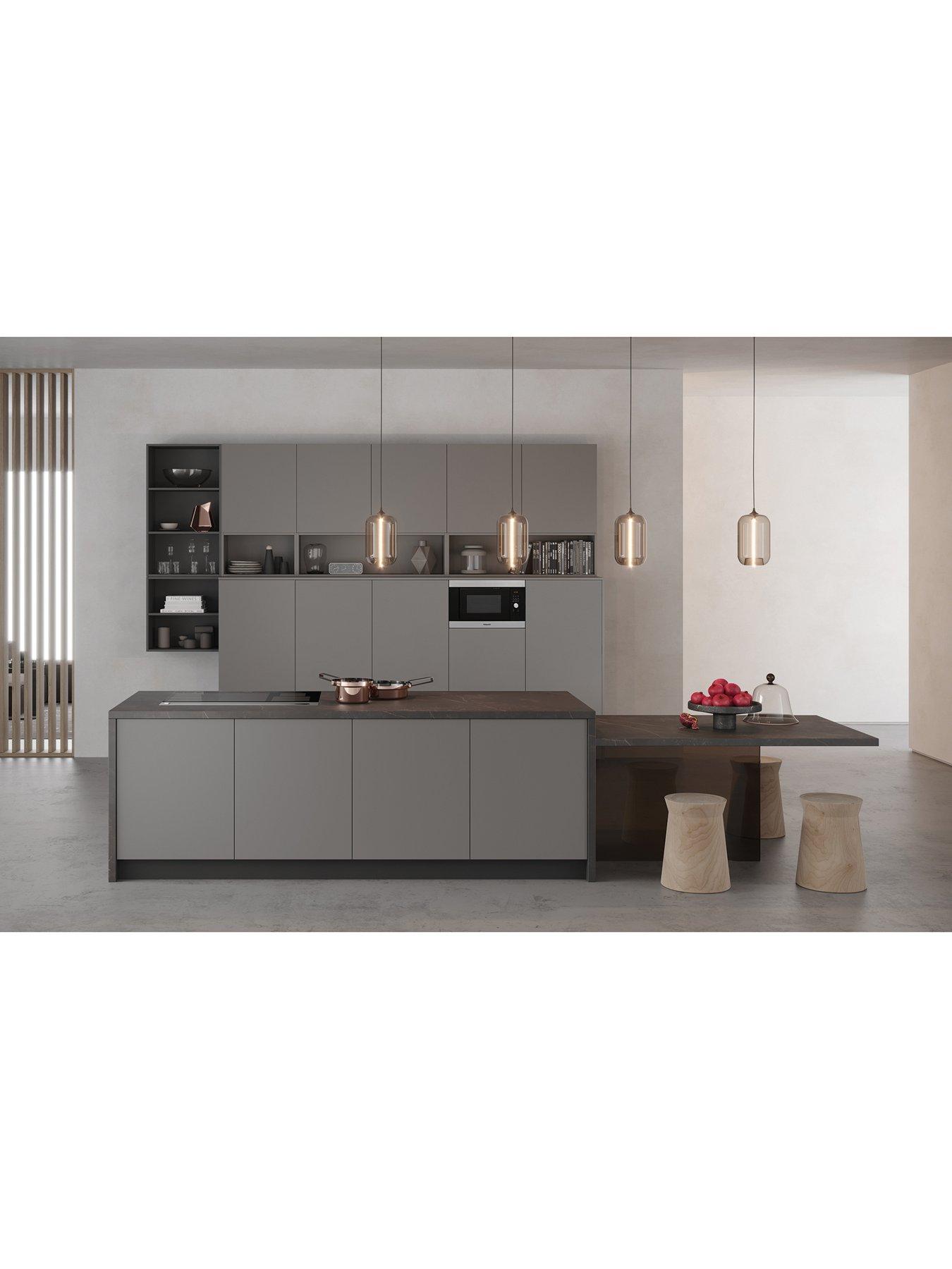 Hotpoint MF25GIXH Built-in Compact Microwave Oven - Stainless Steel | Very