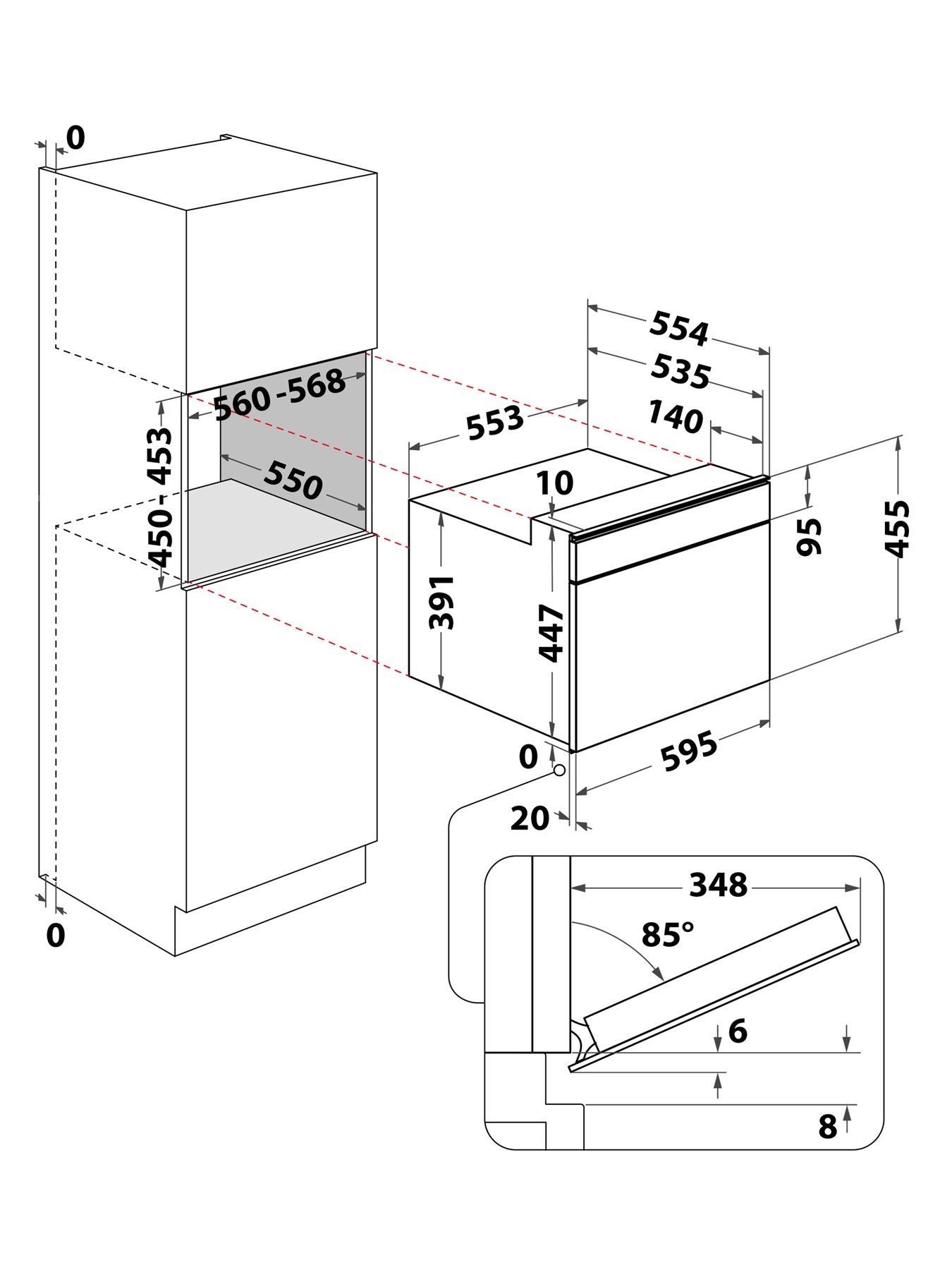 Hotpoint Class 6 MP676IXH Built-in Microwave - Stainless Steel | Very