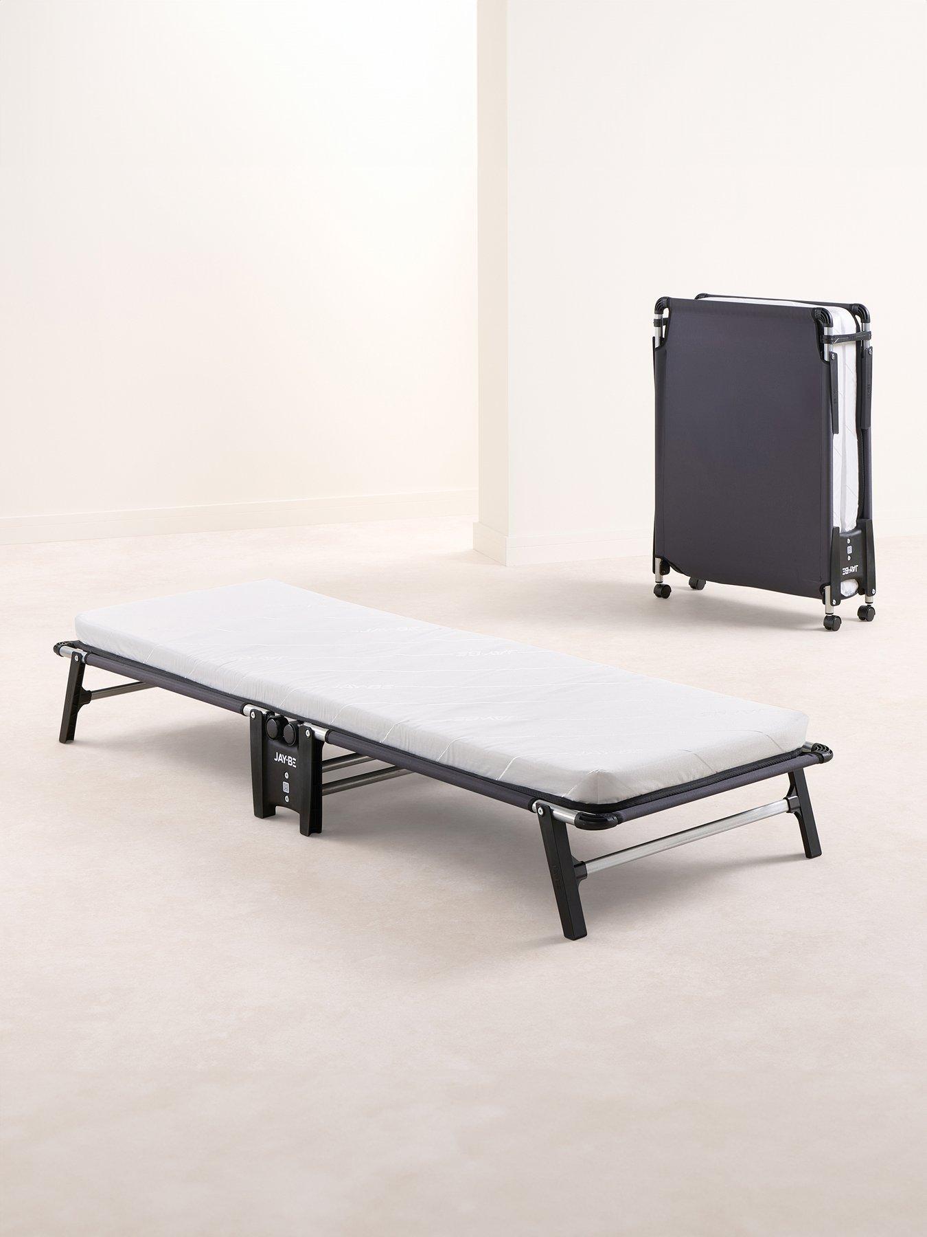 Jaybe He70 Hideaway Folding Bed With E-fibre Mattress, Single | Very