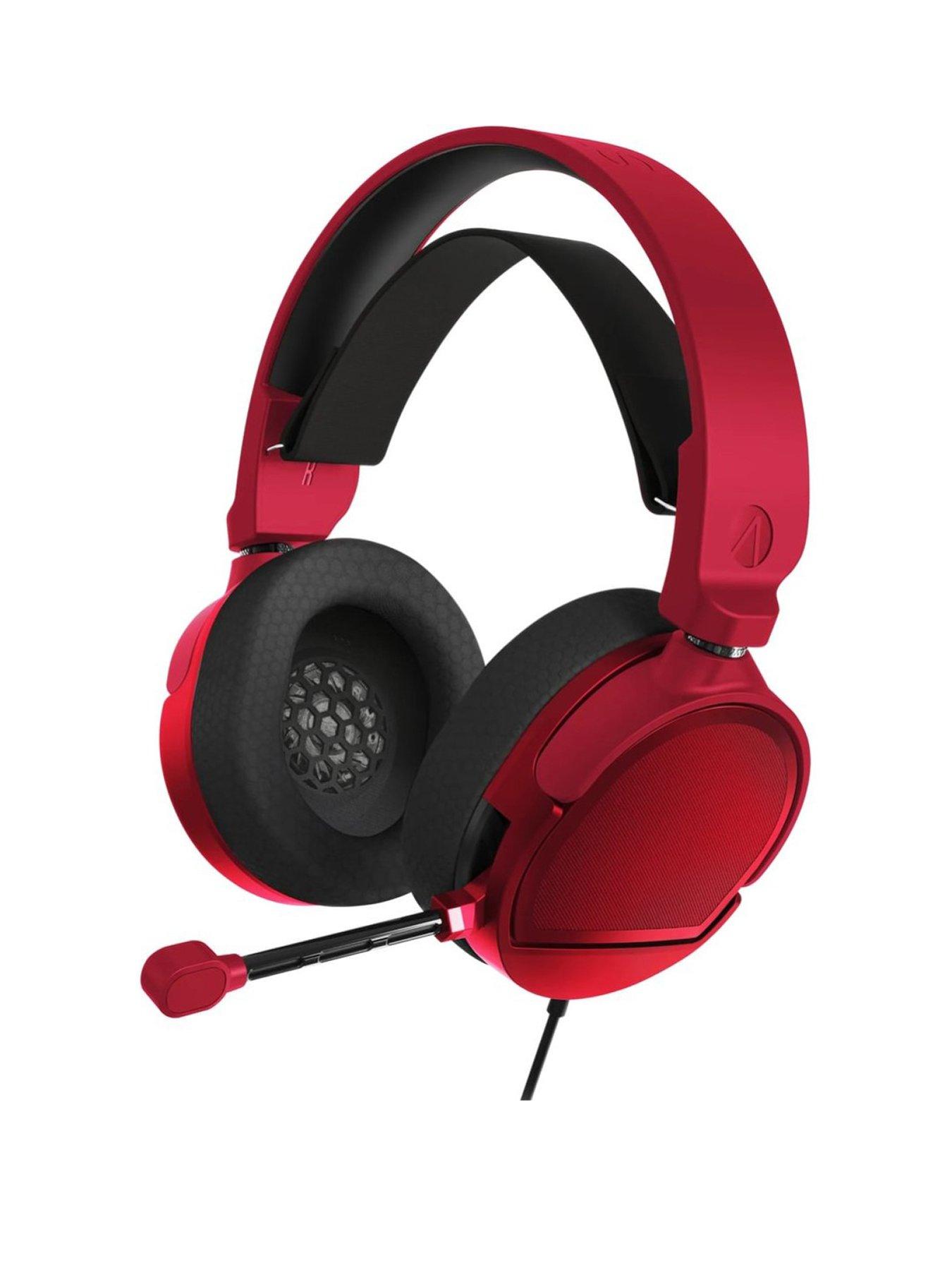 Stealth ECLIPSE Premium Gaming Headset for XBOX PS4 PS5 Switch PC Red Very