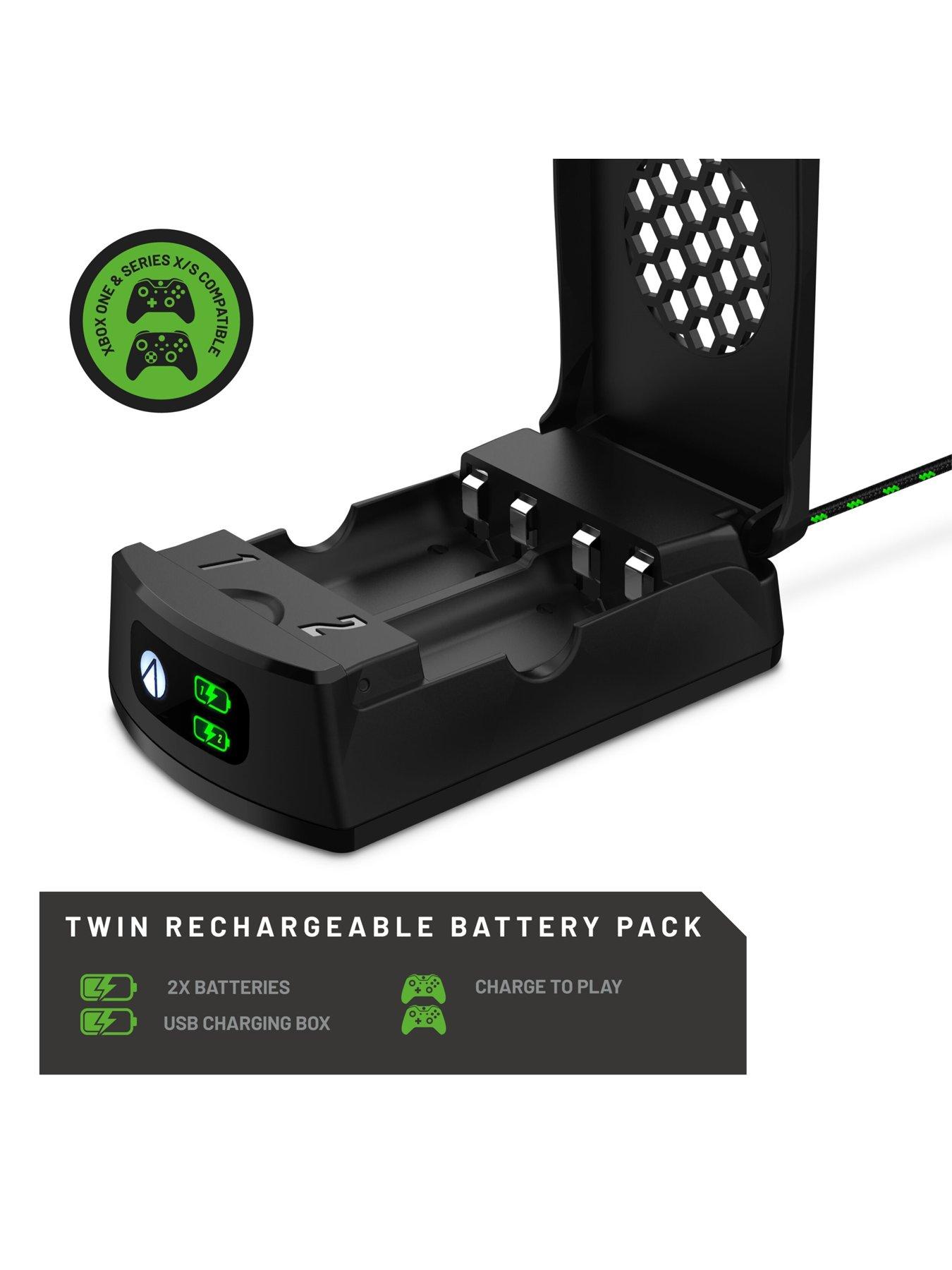 Stealth SX-C10 X Twin Rechargeable Battery Packs for XBOX - Black | Very