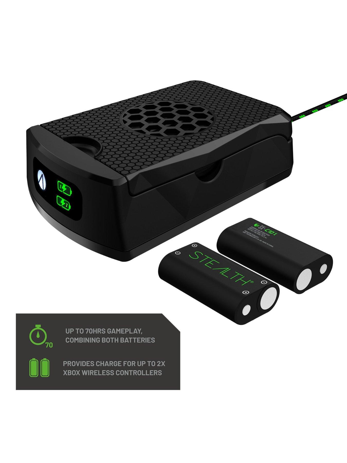 Stealth SX-C10 X Twin Rechargeable Battery Packs for XBOX - Black | Very