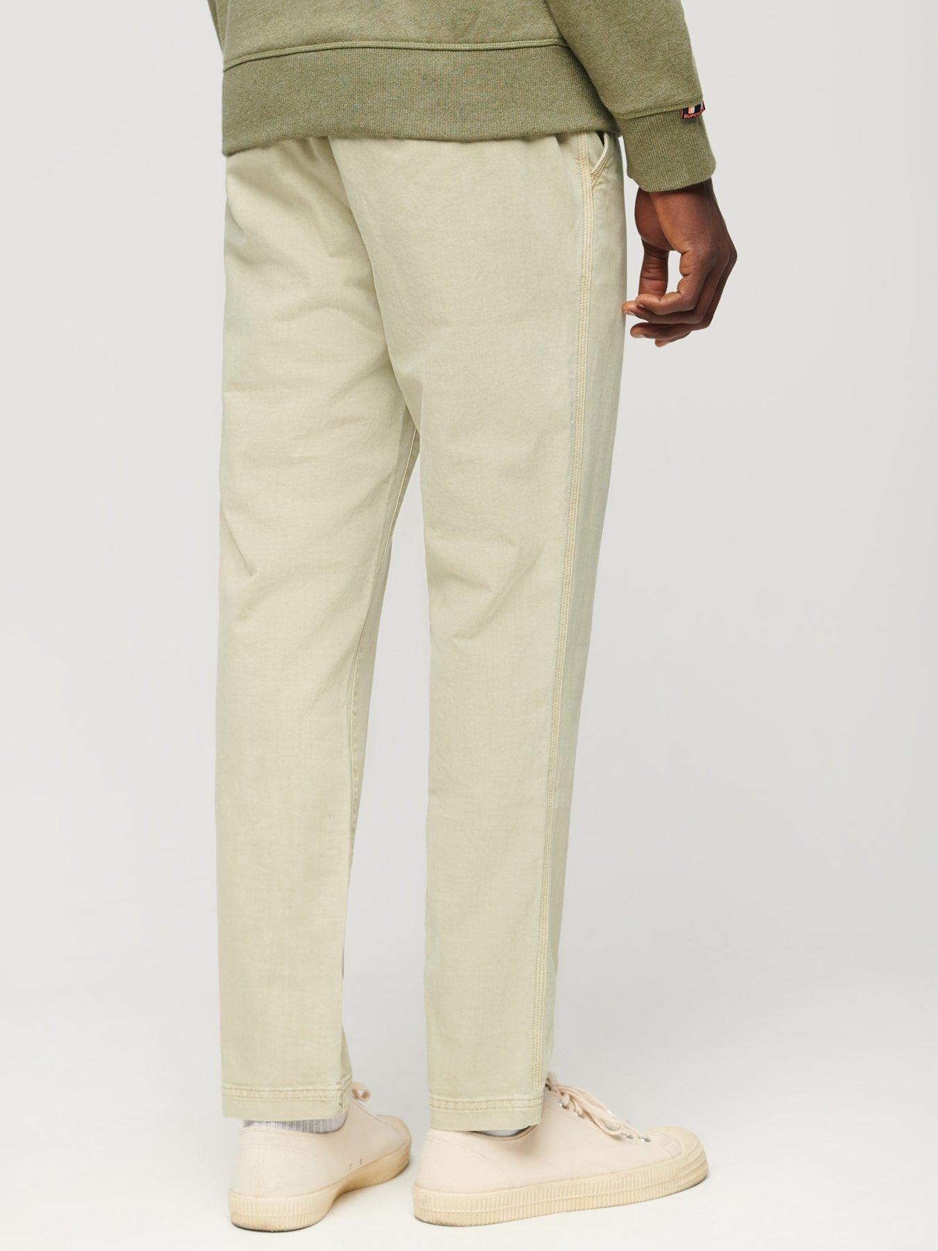 Superdry International Slim Fit Chino Trousers - Light Grey | Very