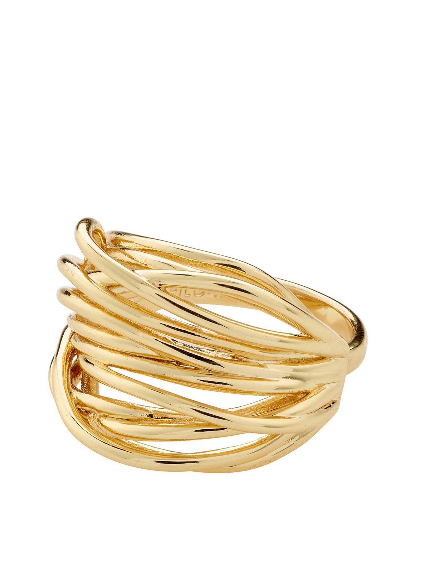 Pilgrim PAMELA ring gold-plated | Very.co.uk