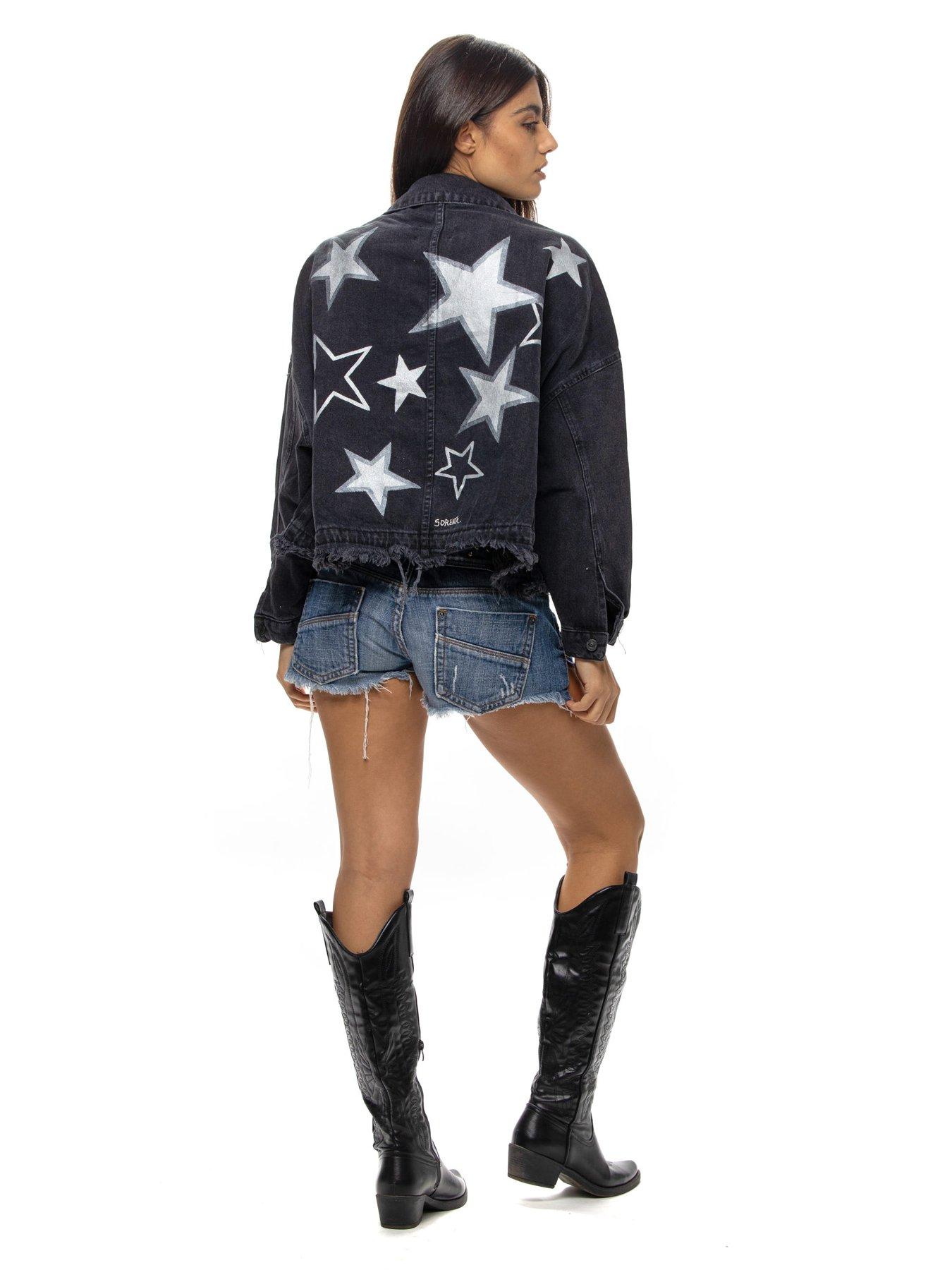 Sorena Denim Star Jacket - Black | Very
