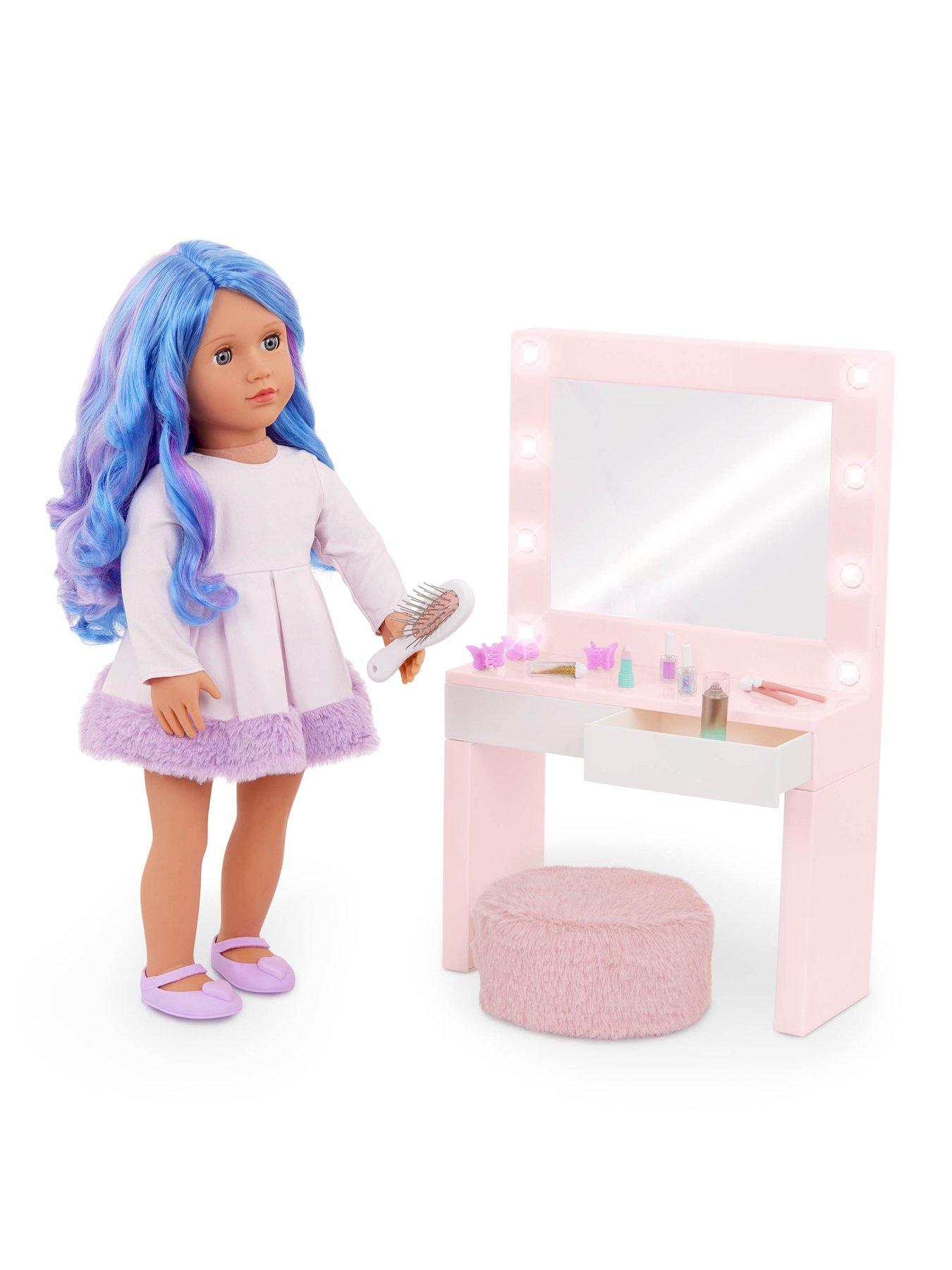 Our Generation Glam & Glow | 46 cm Doll Vanity Table | Very