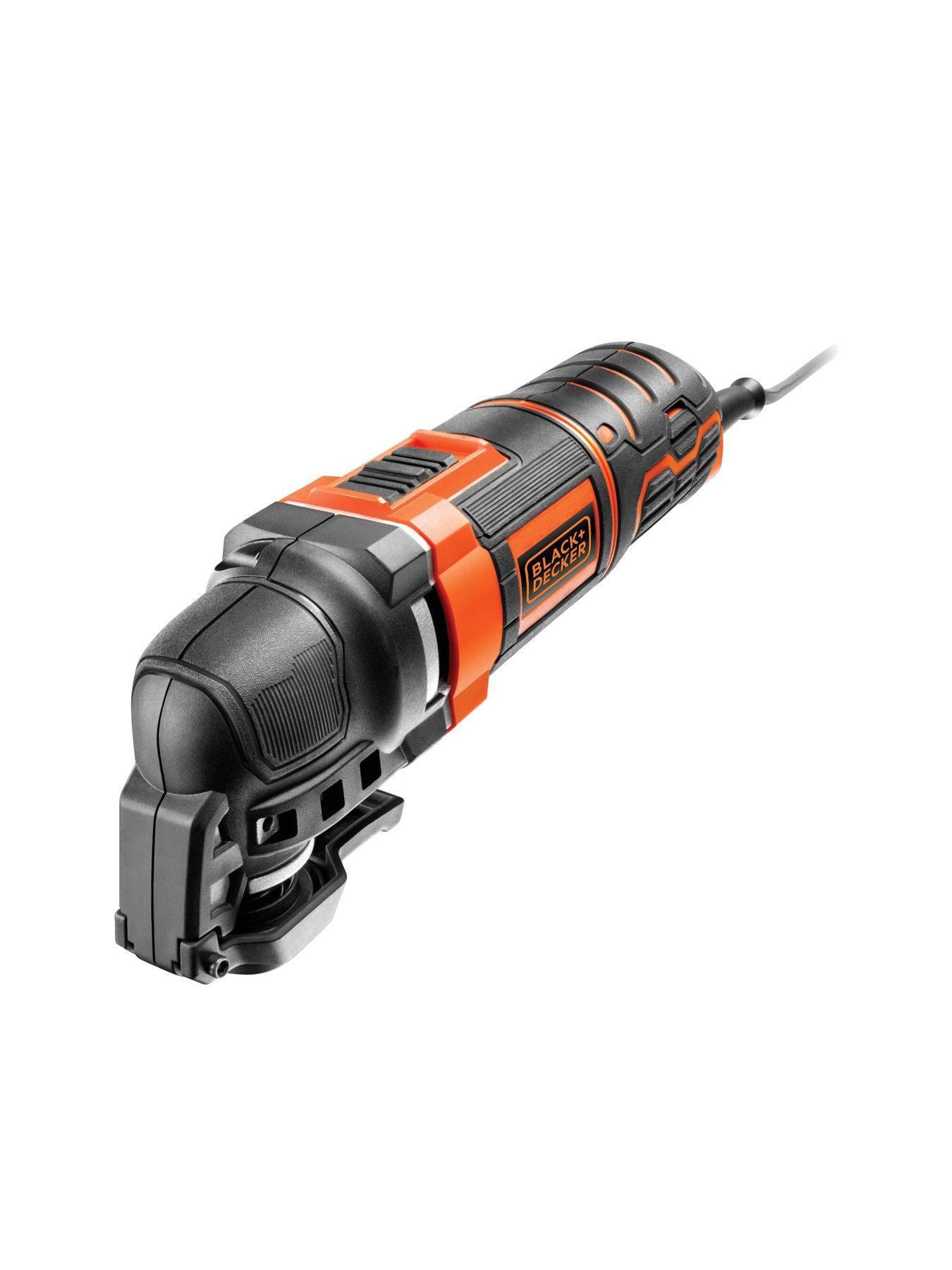 Black & Decker 300W Oscillating Multi Tool + 12 Accessories + Kitbox ...
