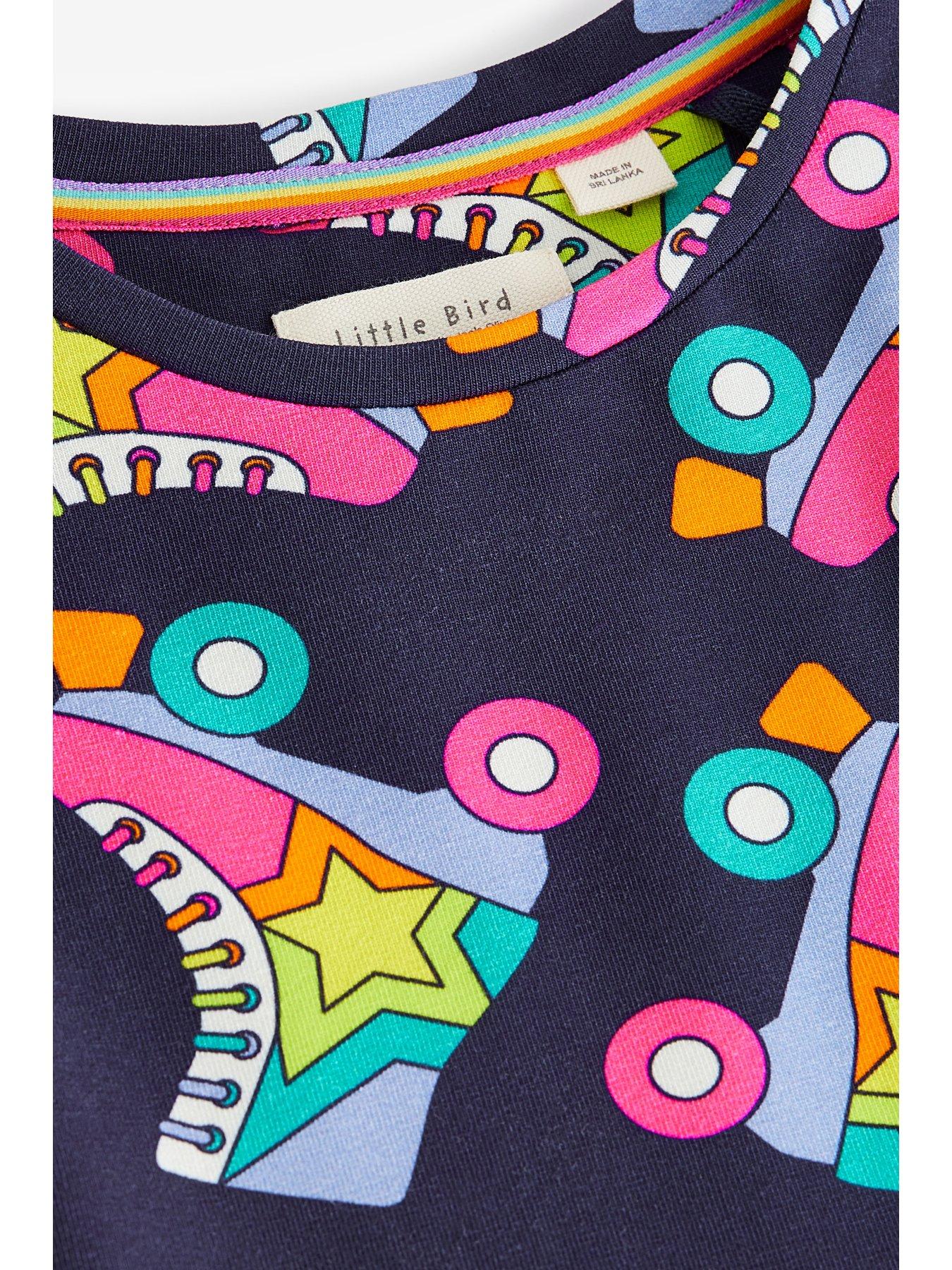 Little Bird Girls Roller Skater Sweat Dress - Navy | Very