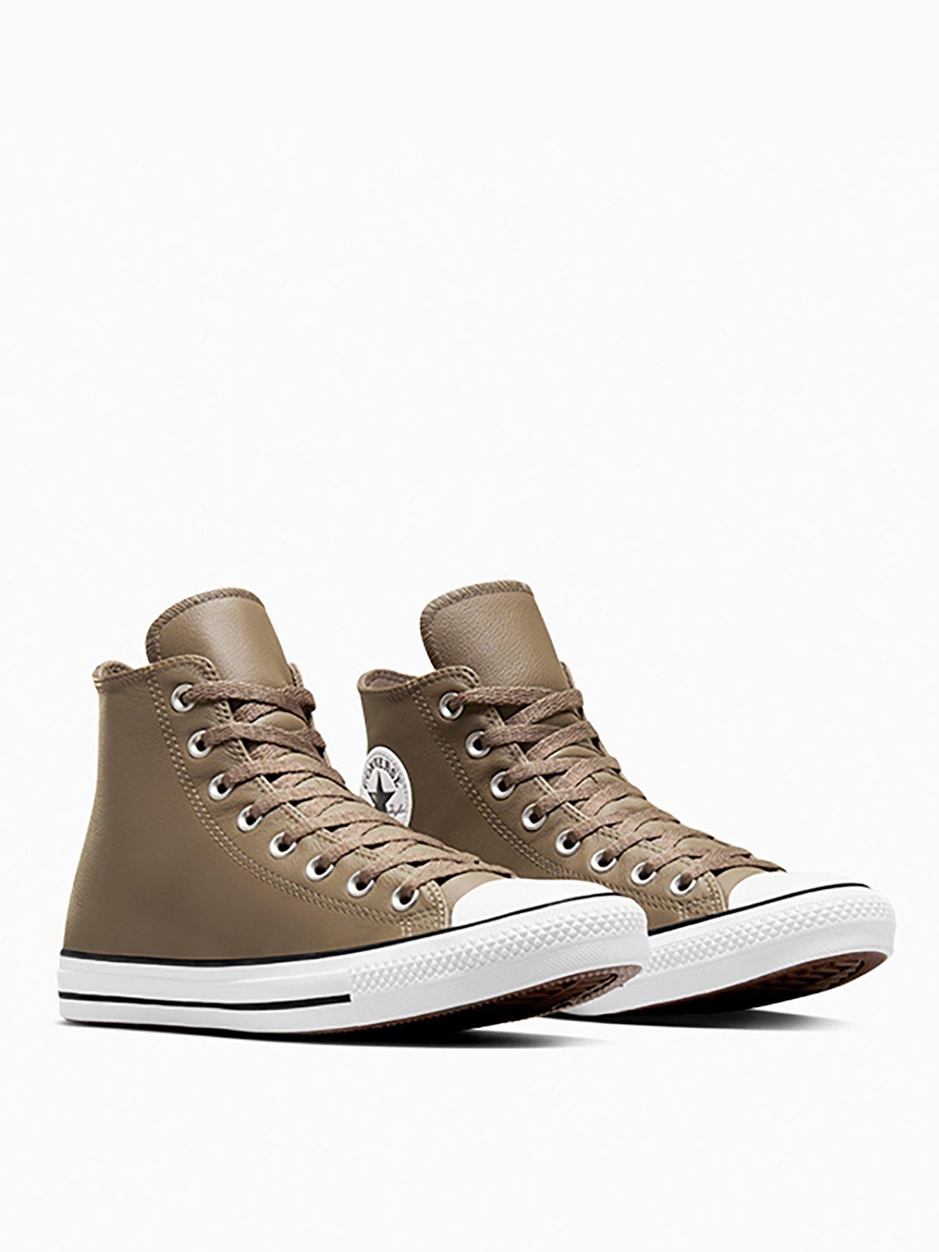 Converse Mens Seasonal Color - Leather Chuck Taylor All Star Hi Top ...