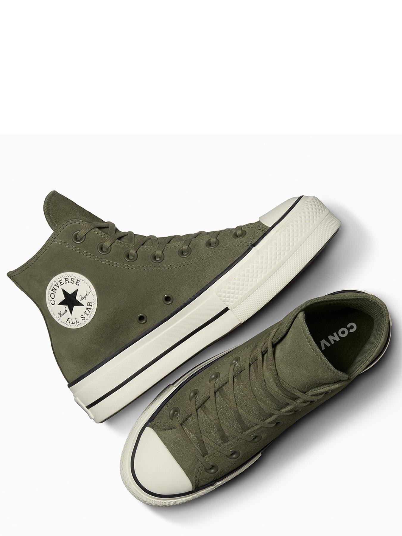 Converse Womens Crafted Color Chuck Taylor All Star Lift Trainers ...