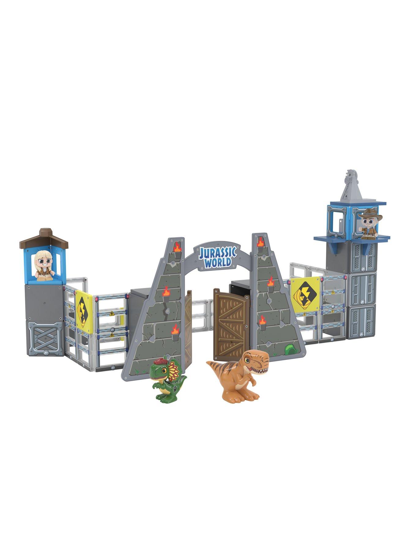 Tile Town Jurassic World Dino Escape Magnetic Tiles Playset | Very