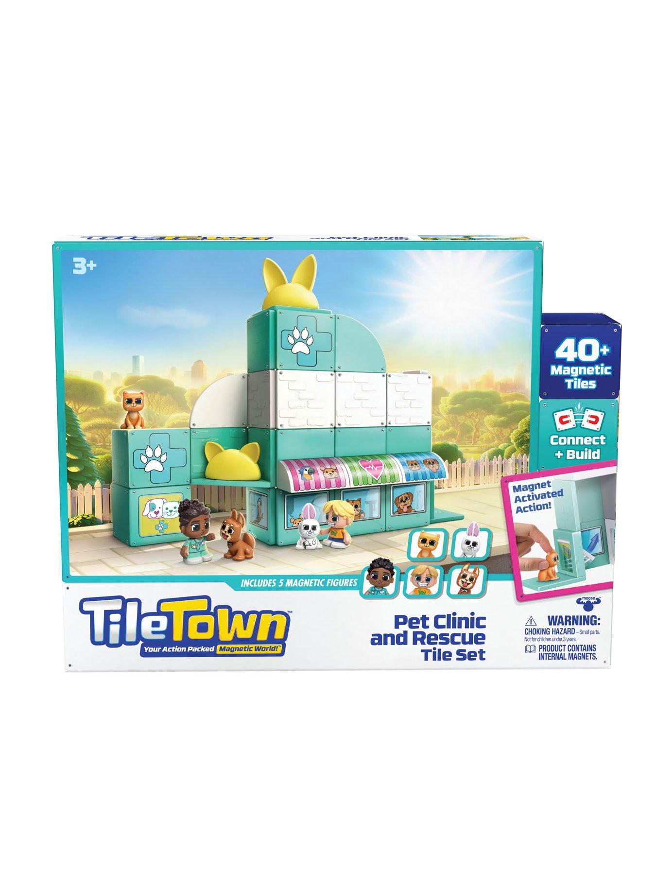 Tile Town Pet Vet Magnetic Tiles Playset | Very