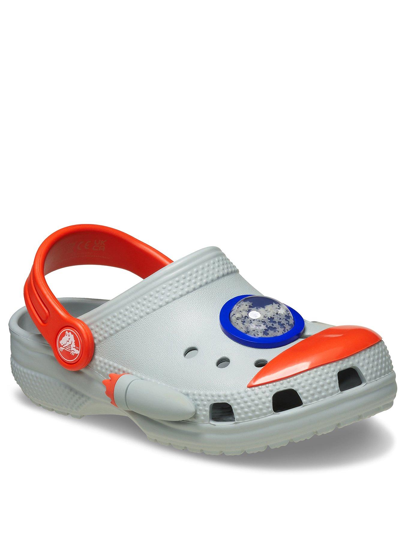 Crocs Kids Classic Rocket Ship Clog - Grey | Very