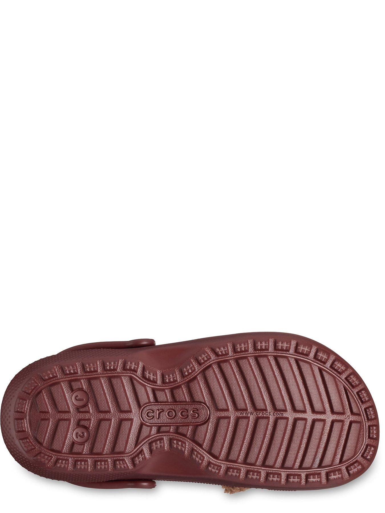 Crocs Kids Classic Lined Brown Bear Clog - Brown | Very