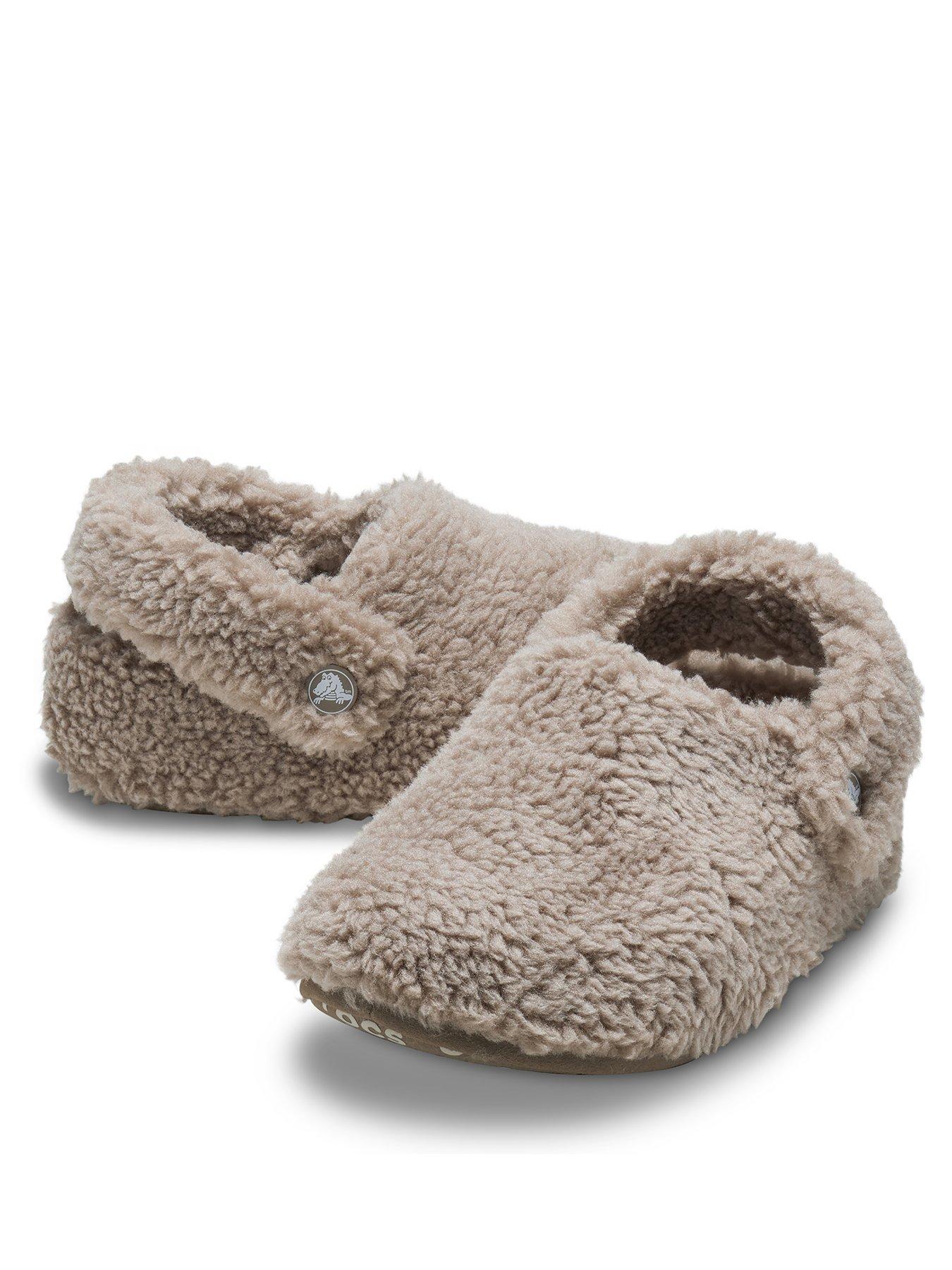 Crocs Kids Classic Cozzzy Slipper - Brown | Very