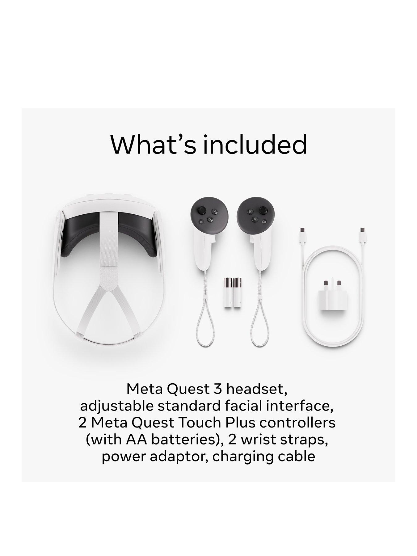 Meta Quest 3 128GB, Refurbished All-in-One VR Headset | Very