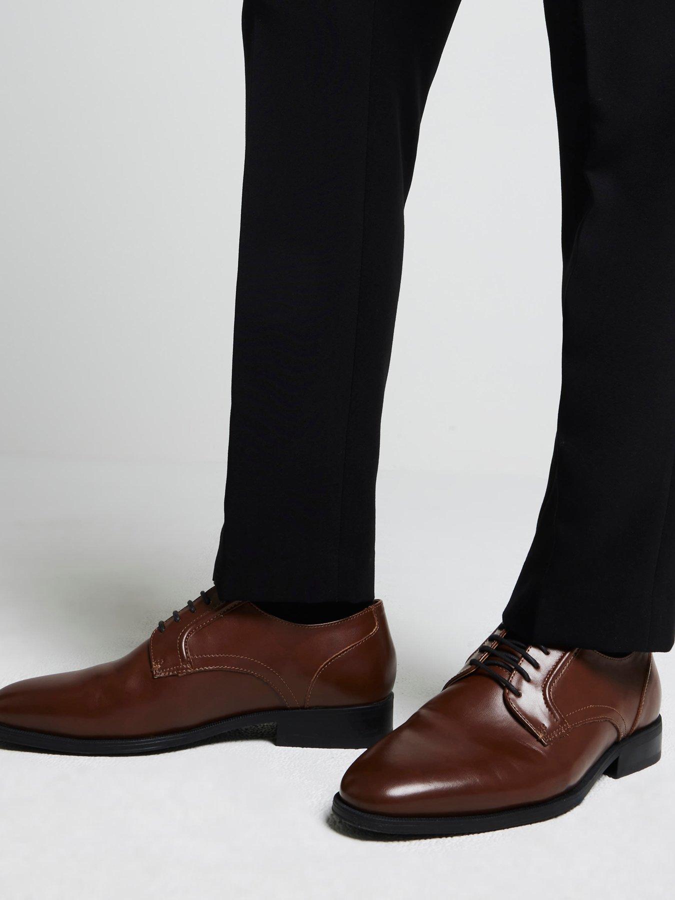 River Island Formal Point Derby Shoe - Brown | Very