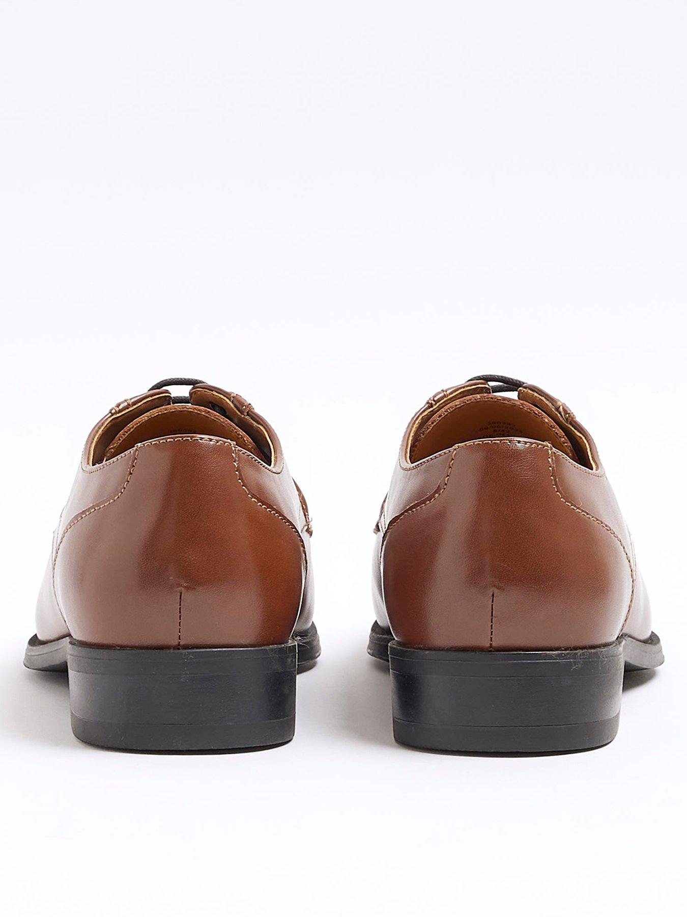 River Island Formal Point Derby Shoe - Brown | Very