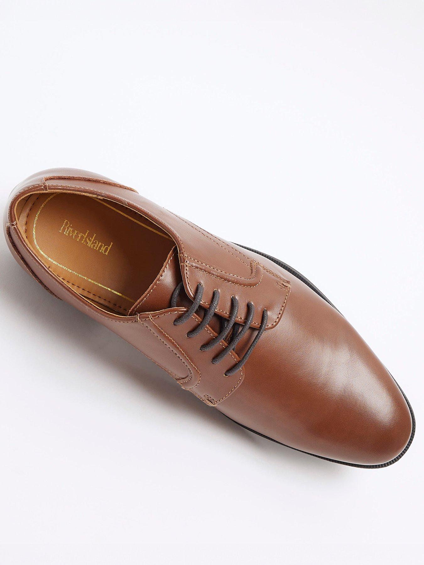 River Island Formal Point Derby Shoe - Brown | Very